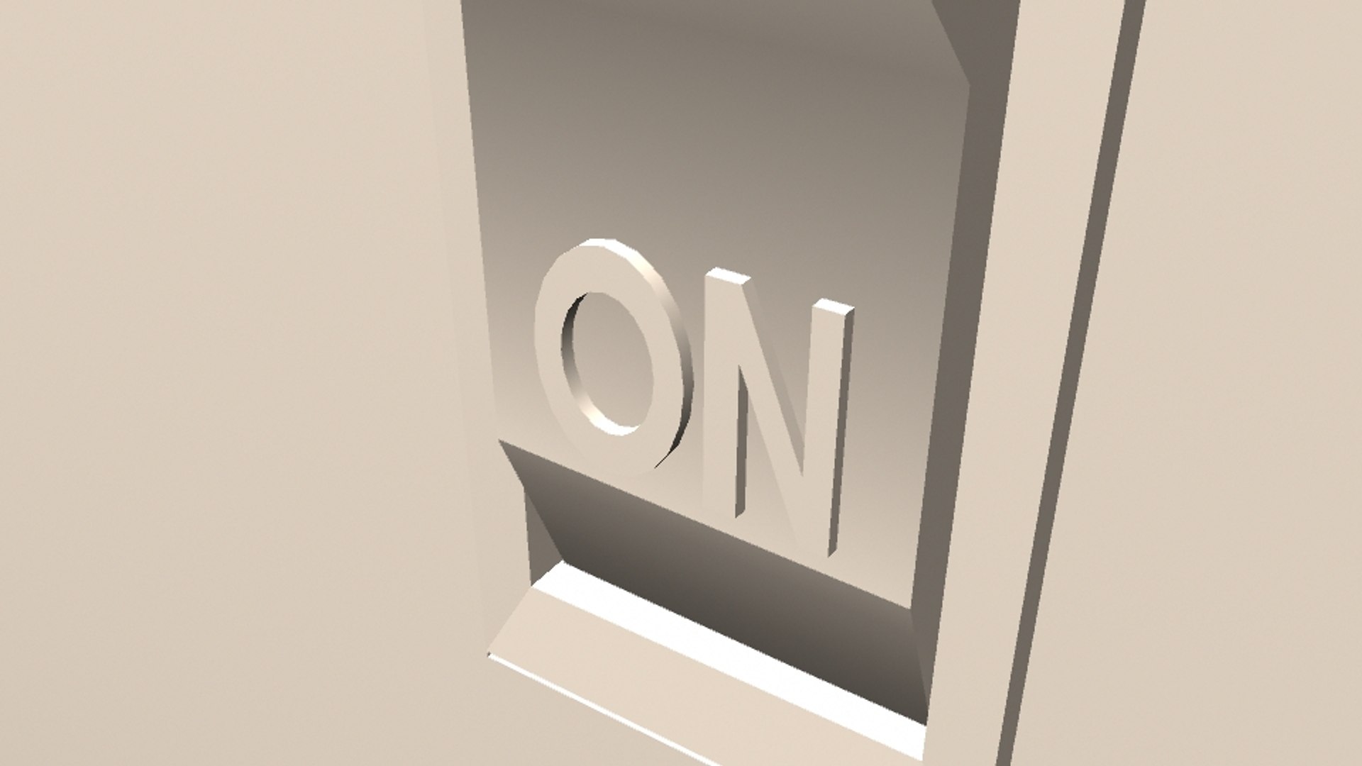Light Switch 3d Obj