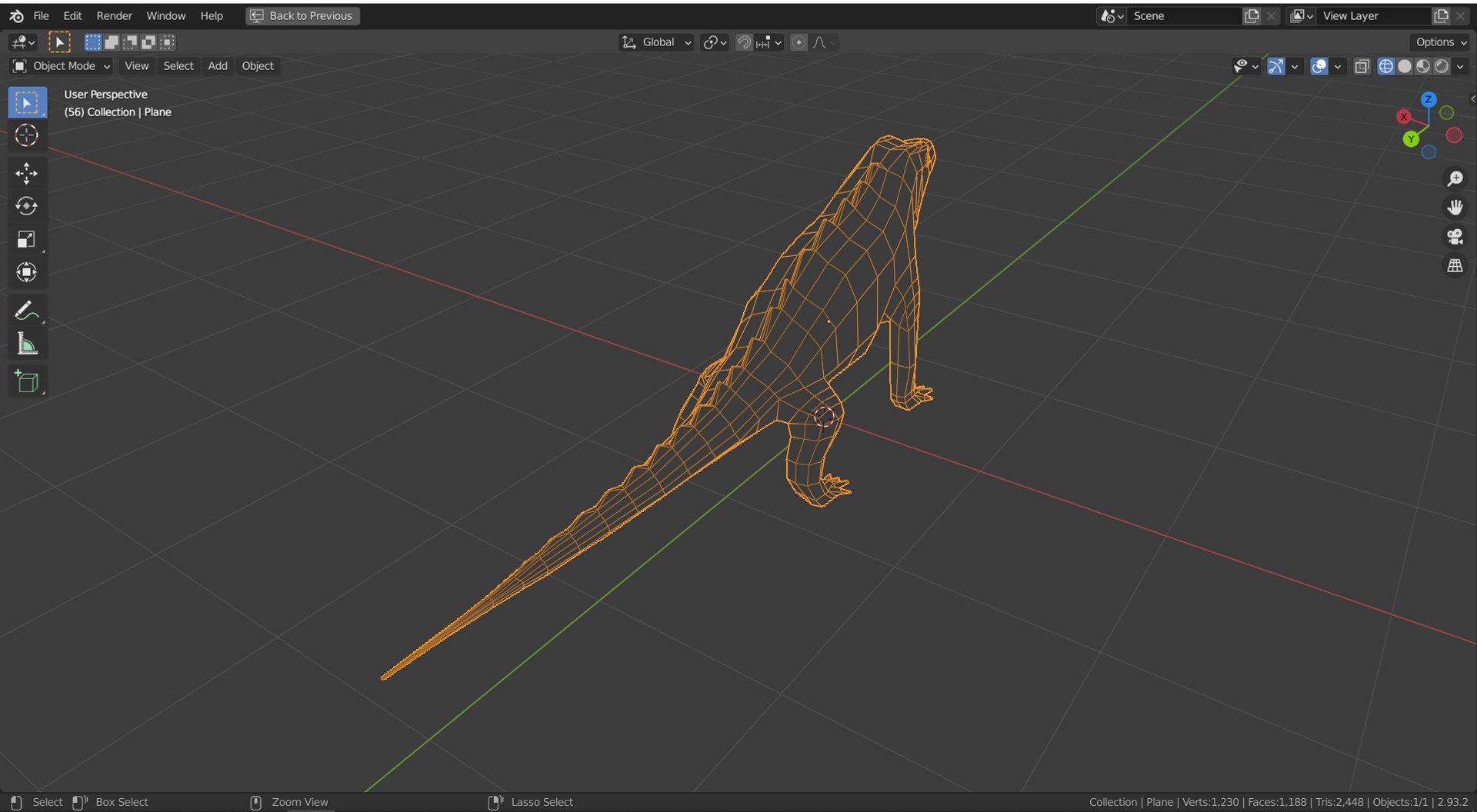 3D Low-poly Iguana Model - TurboSquid 1807345