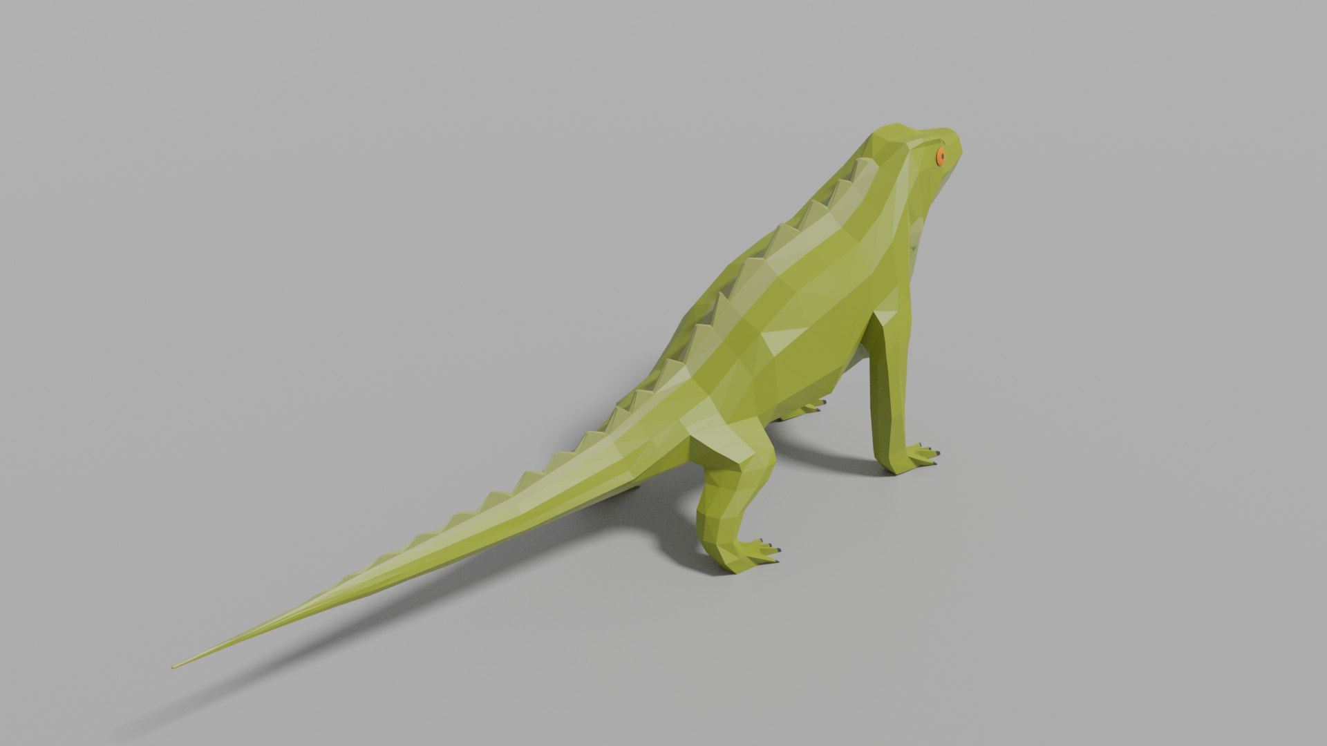 3D Low-poly Iguana Model - TurboSquid 1807345