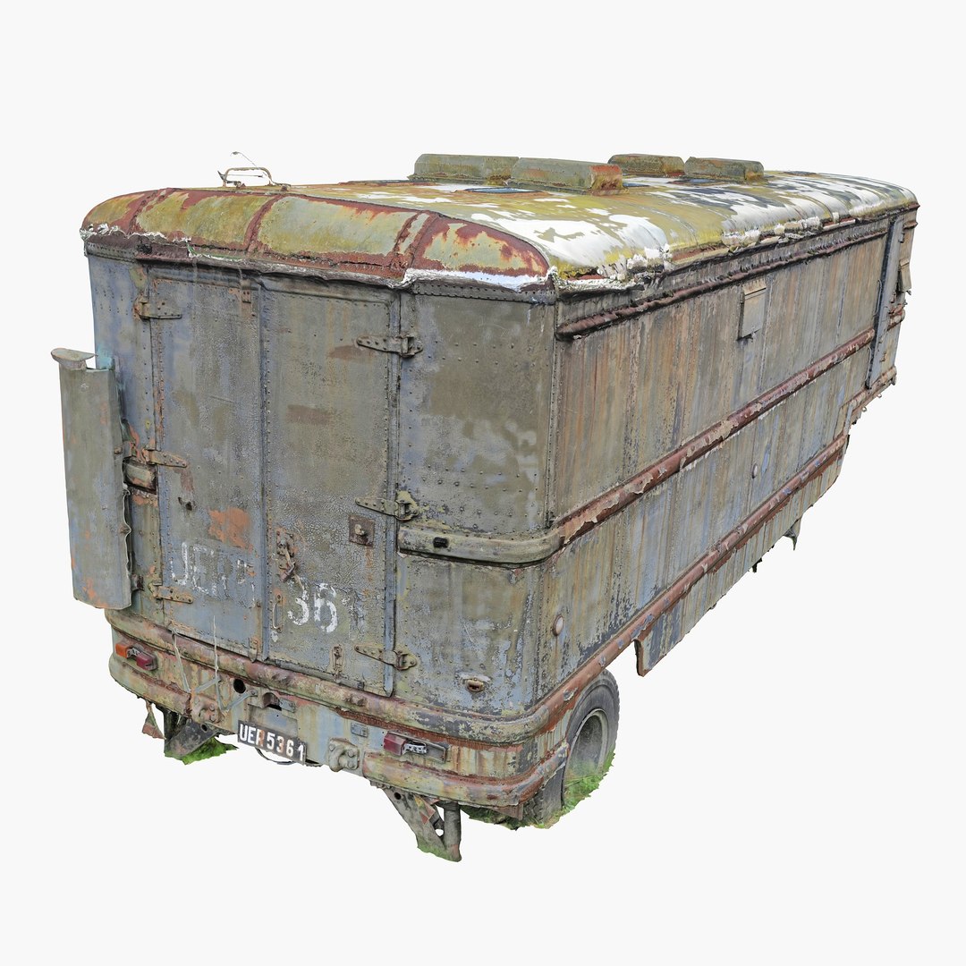 Russian Military Transport Vehicle Transport Trailer 3 3D Model ...