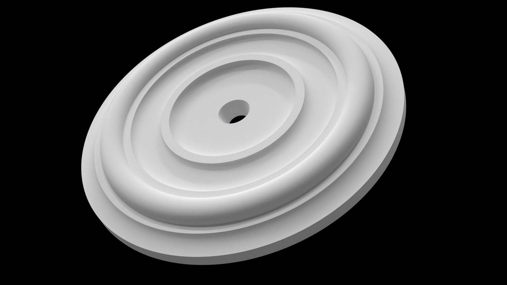 Ceiling Sockets Gypsum Plaster DR97 3D Model - TurboSquid 2014430