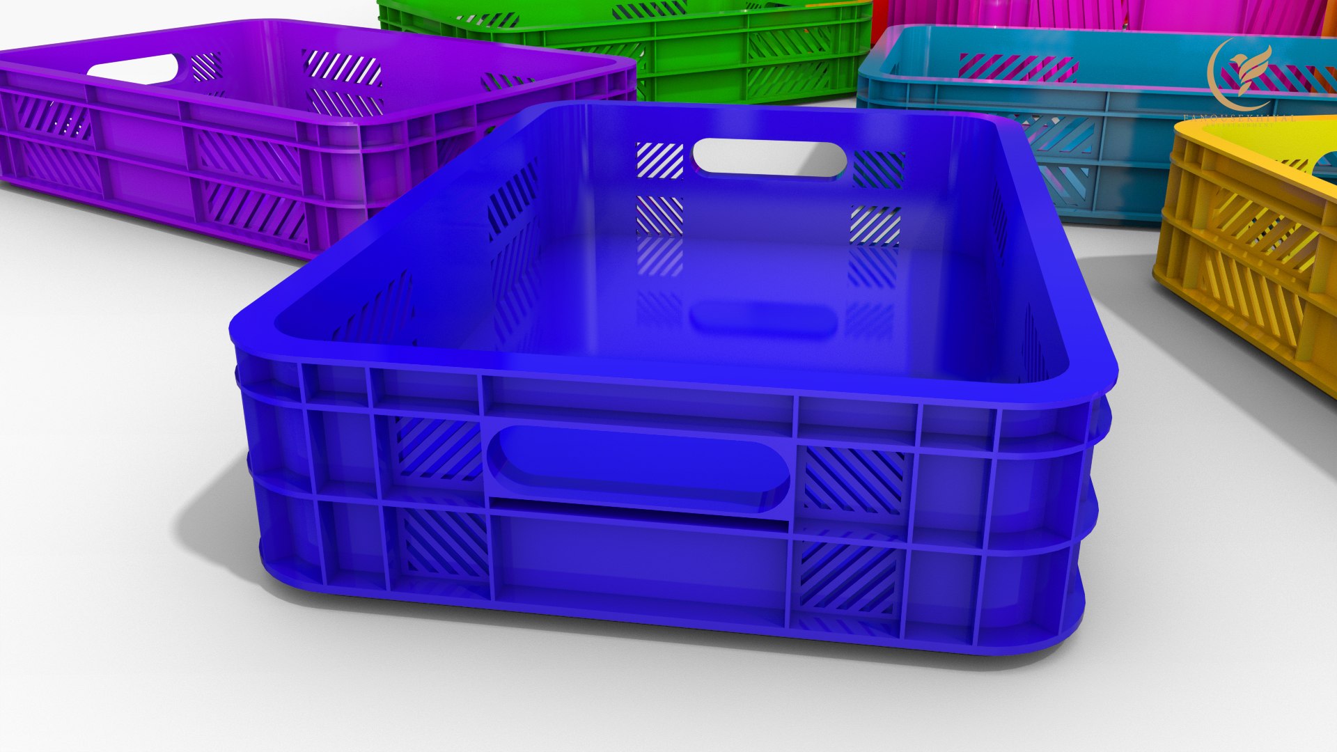 3D Low-poly Plastic Box Model - TurboSquid 1639692