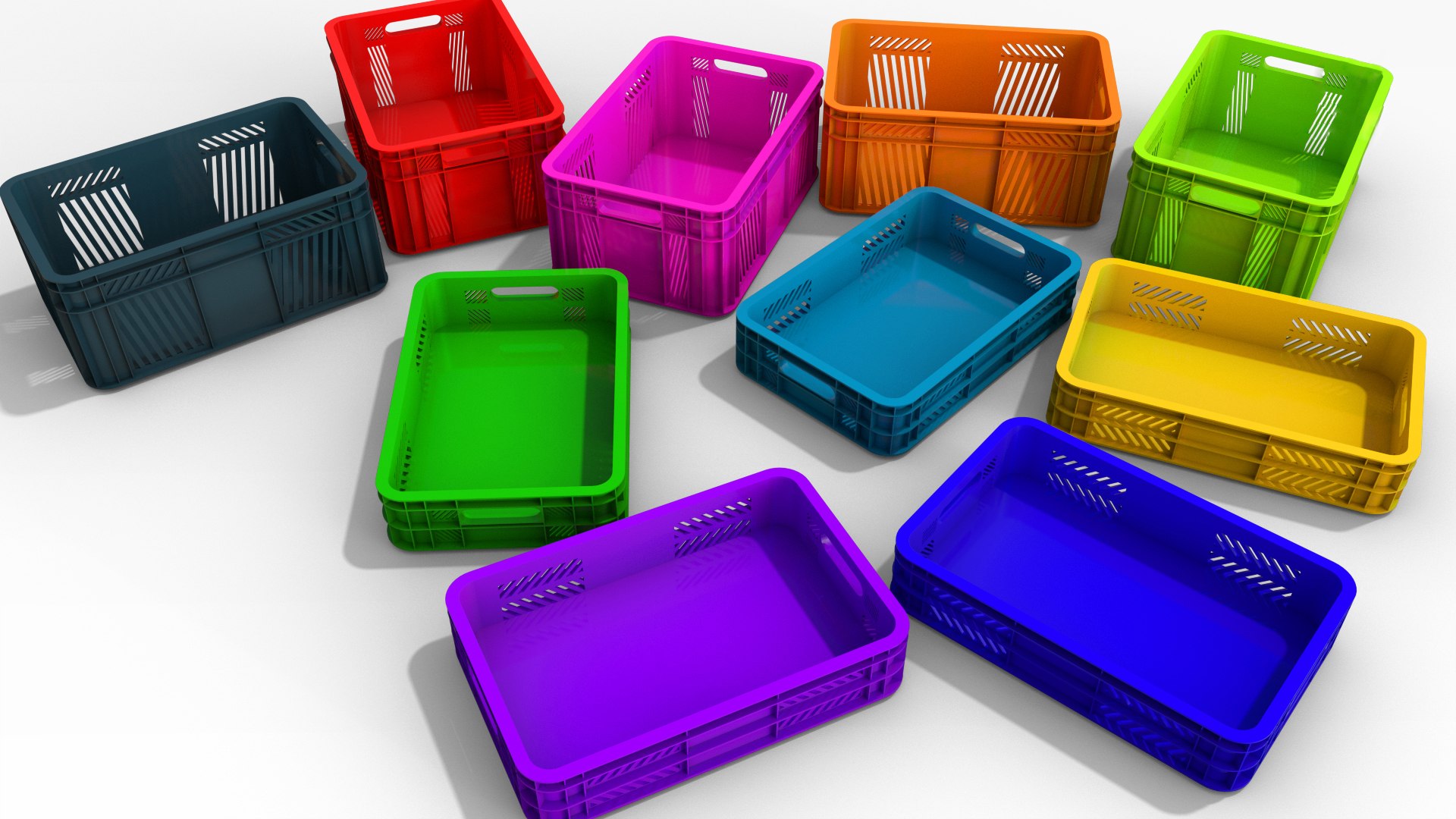 3D Low-poly Plastic Box Model - TurboSquid 1639692