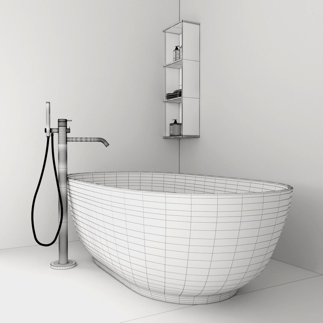 3D Bathroom Furniture Set Arcom Model - TurboSquid 1275199