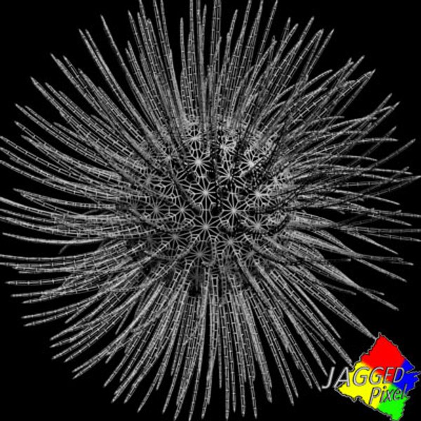 3d retro virus model