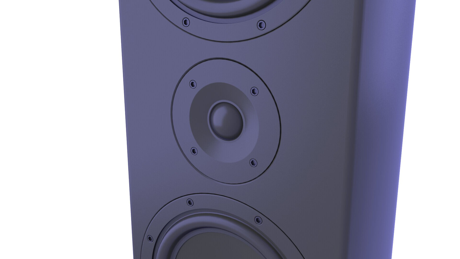 3D Model Audiophile Floorstanding Speaker 55 - TurboSquid 2257339