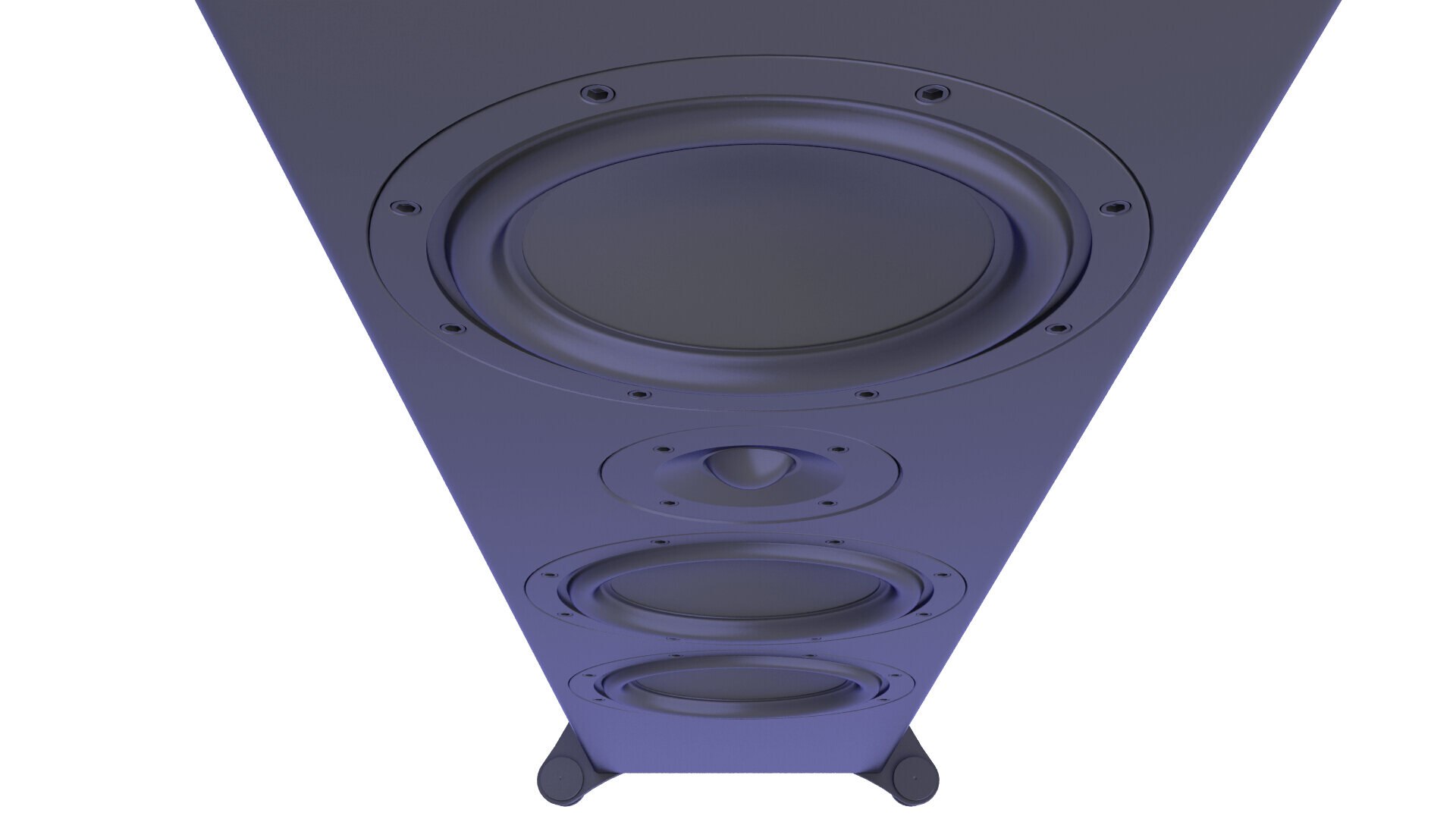 3D Model Audiophile Floorstanding Speaker 55 - TurboSquid 2257339