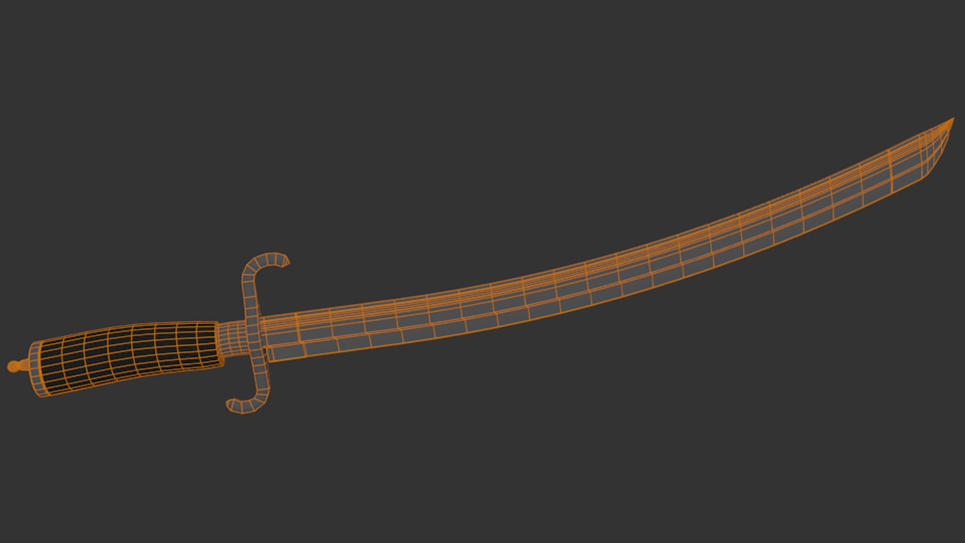 Pirate Sword 3d Model