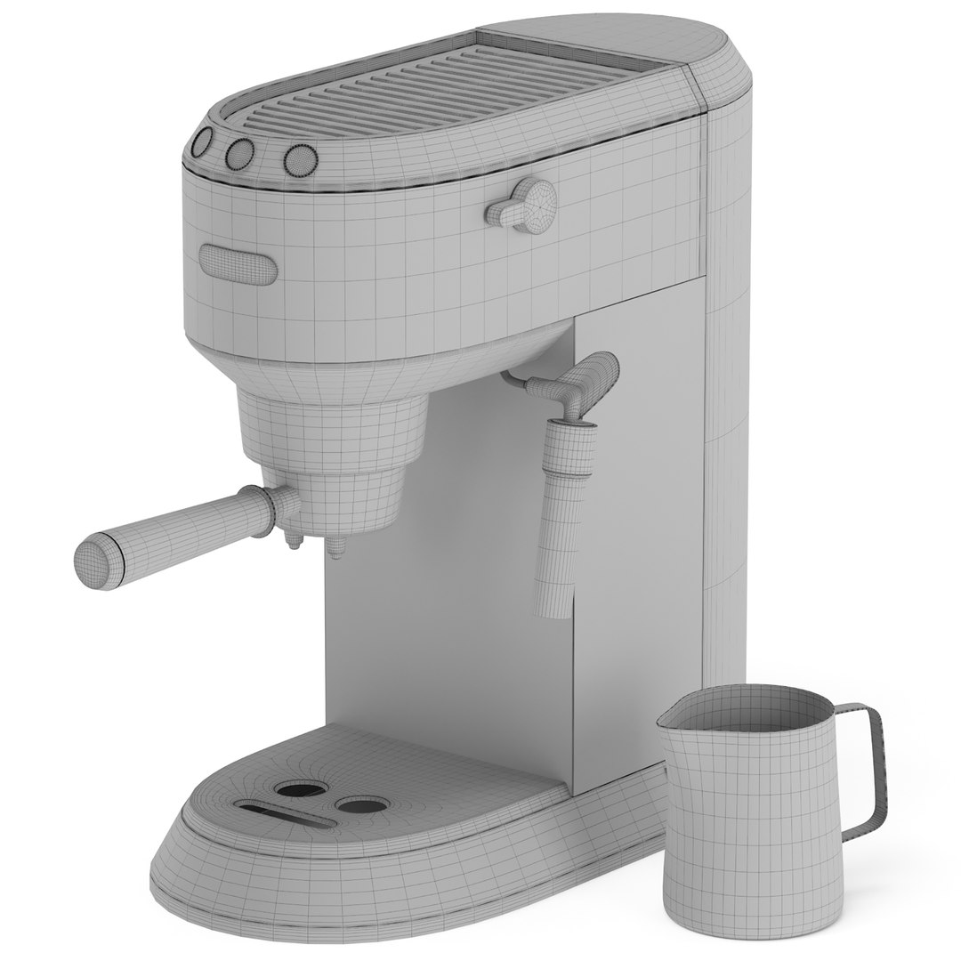 3D Model DELONGHI Espresso Coffee Machine - TurboSquid 2080140
