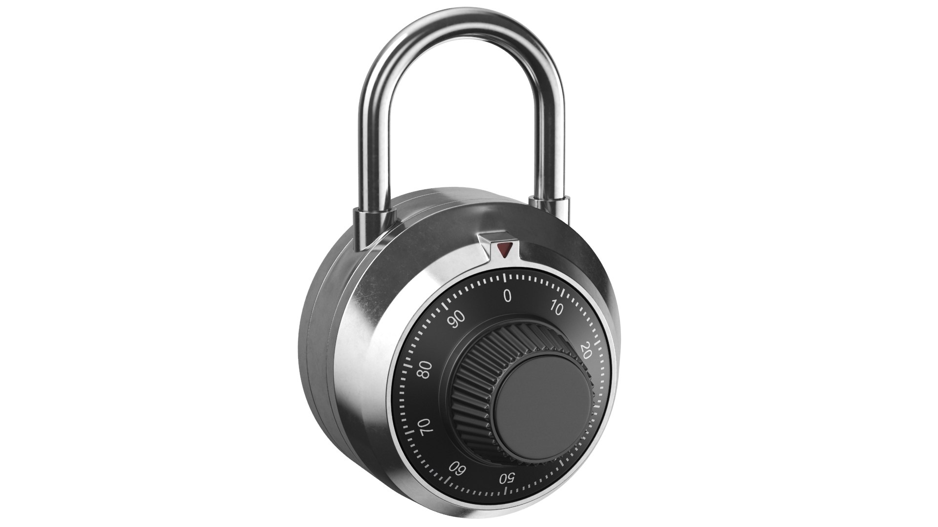 Round Combination Padlock 3D model - TurboSquid 1863534