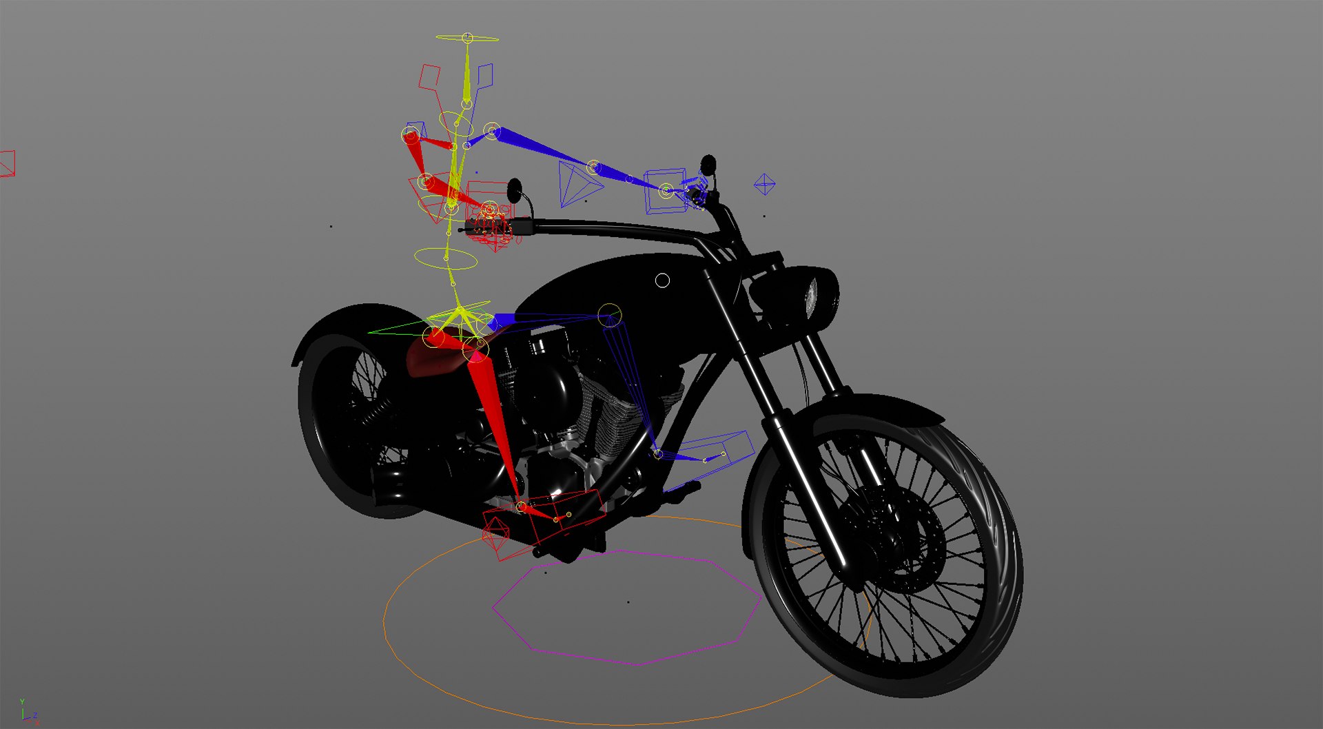 Motorcycle rigged rider 3D model - TurboSquid 1555610