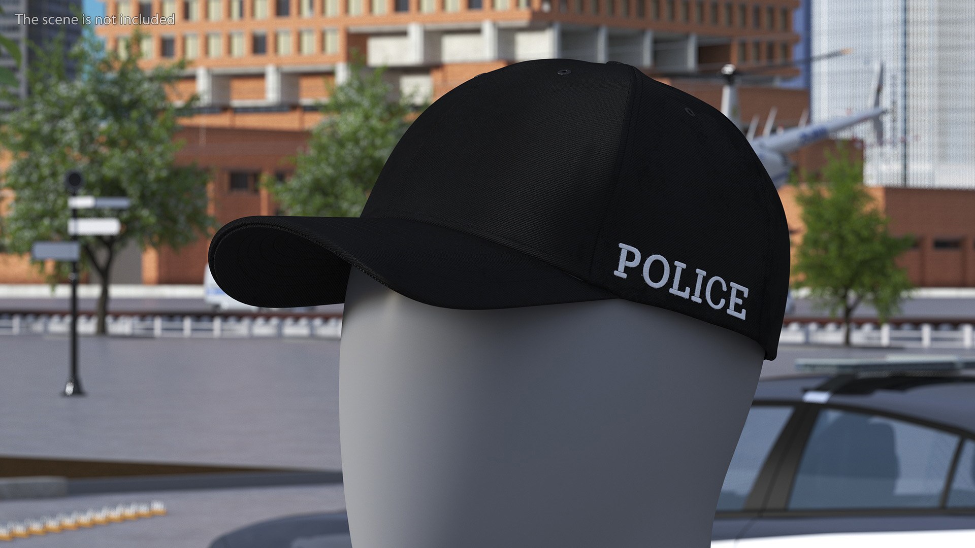 3D Police Baseball Cap - TurboSquid 2230263