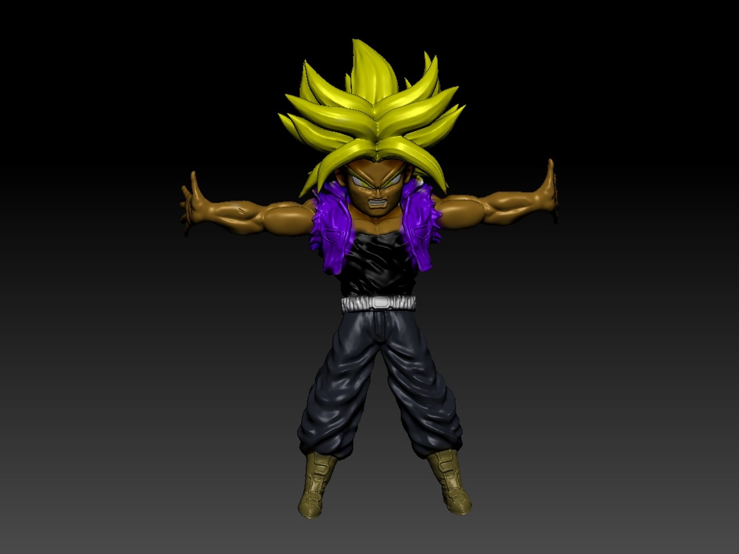 Dragonball Trunks 3D Model - TurboSquid 1654264