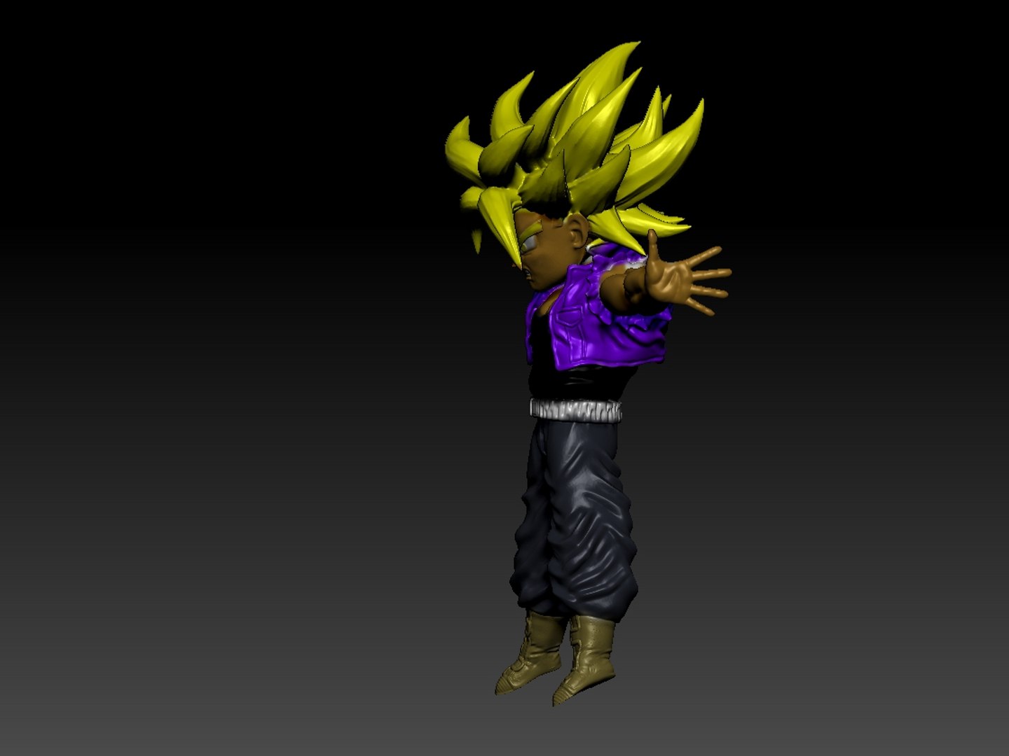 Dragonball Trunks 3D Model - TurboSquid 1654264