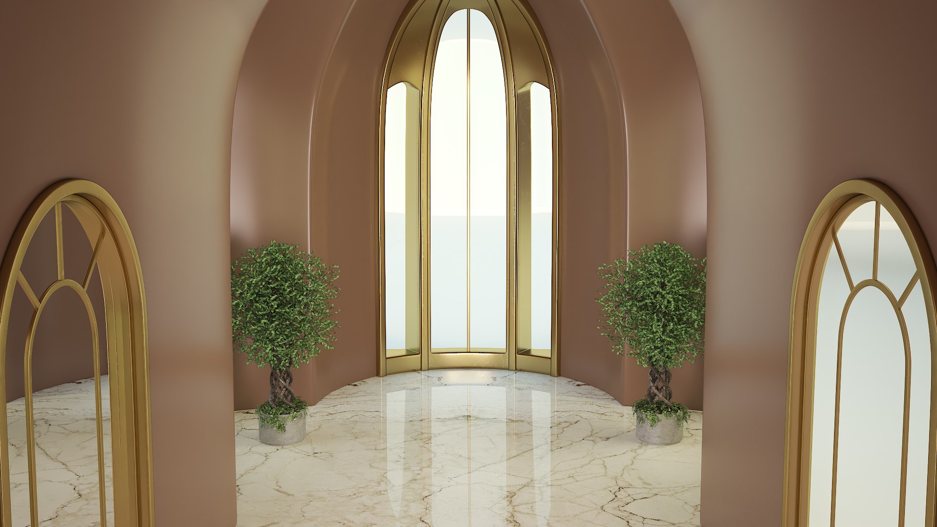 3D Hall Scene - TurboSquid 2164076