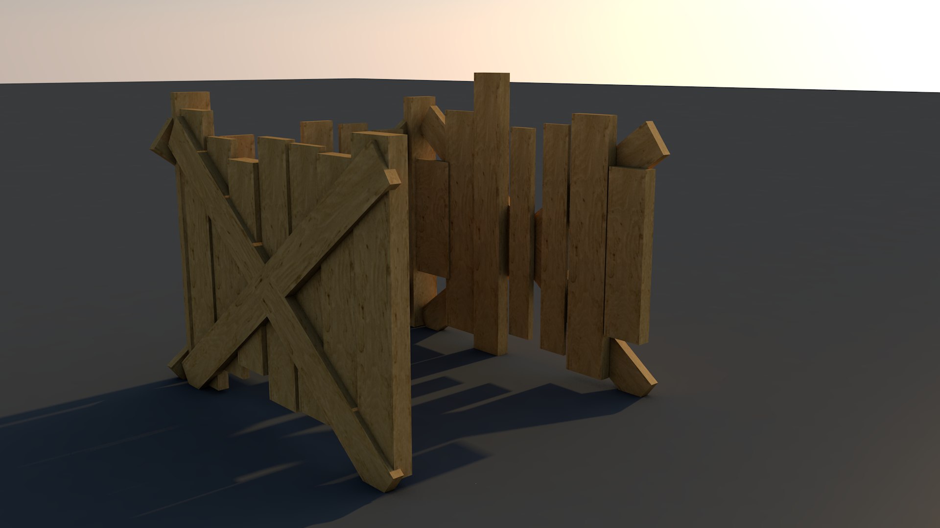 3D Model Broken Shed - TurboSquid 1235187