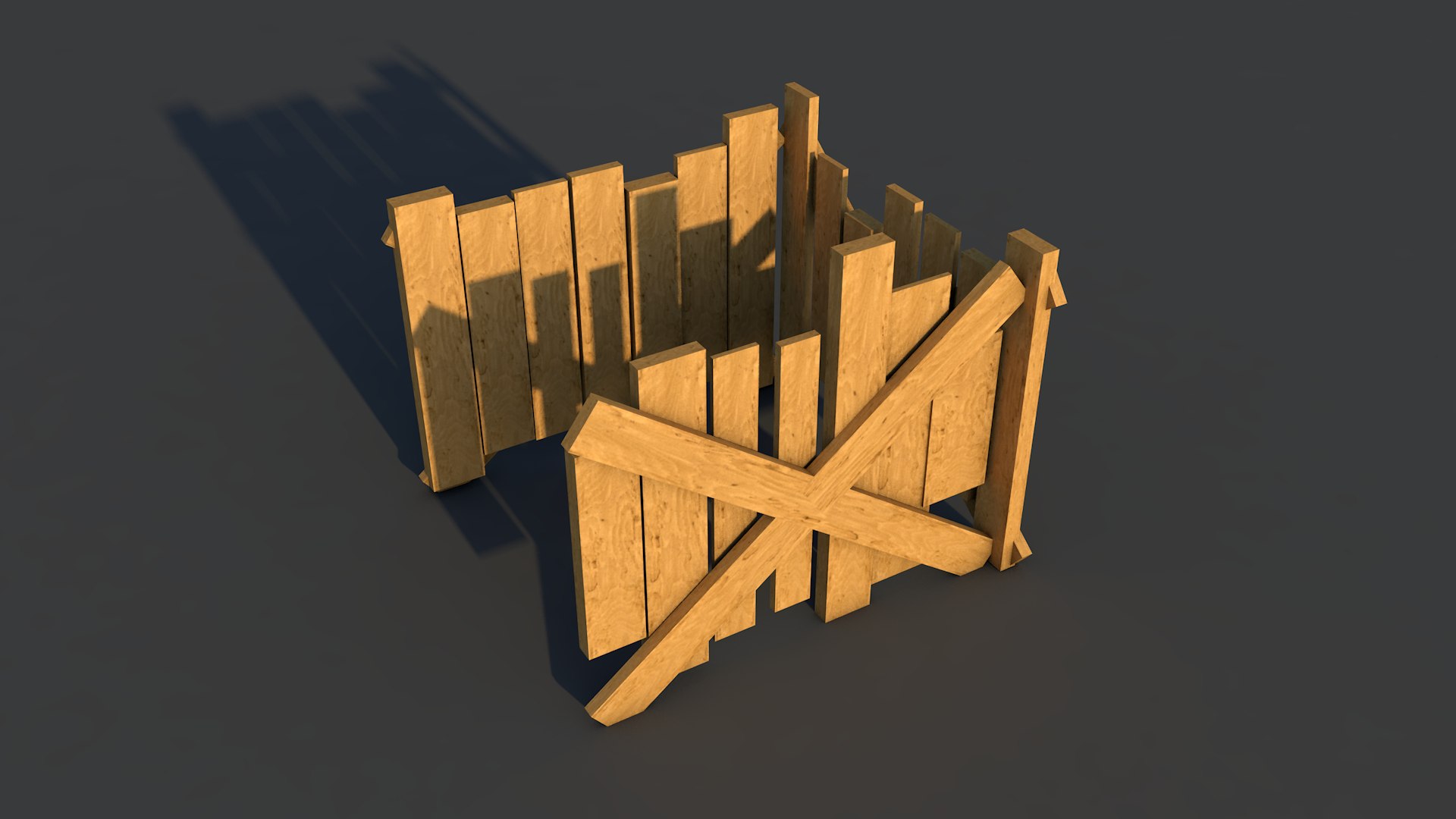 3D Model Broken Shed - TurboSquid 1235187