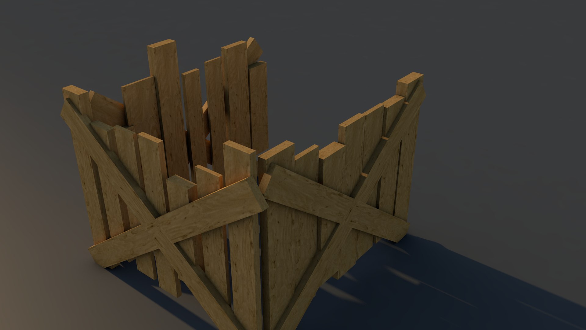 3D Model Broken Shed - TurboSquid 1235187