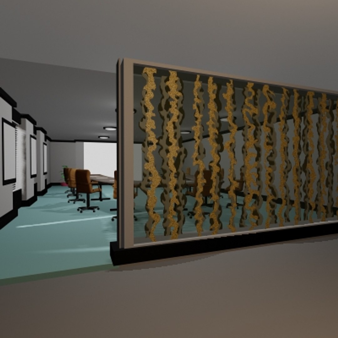 3d Architectural Screen Model
