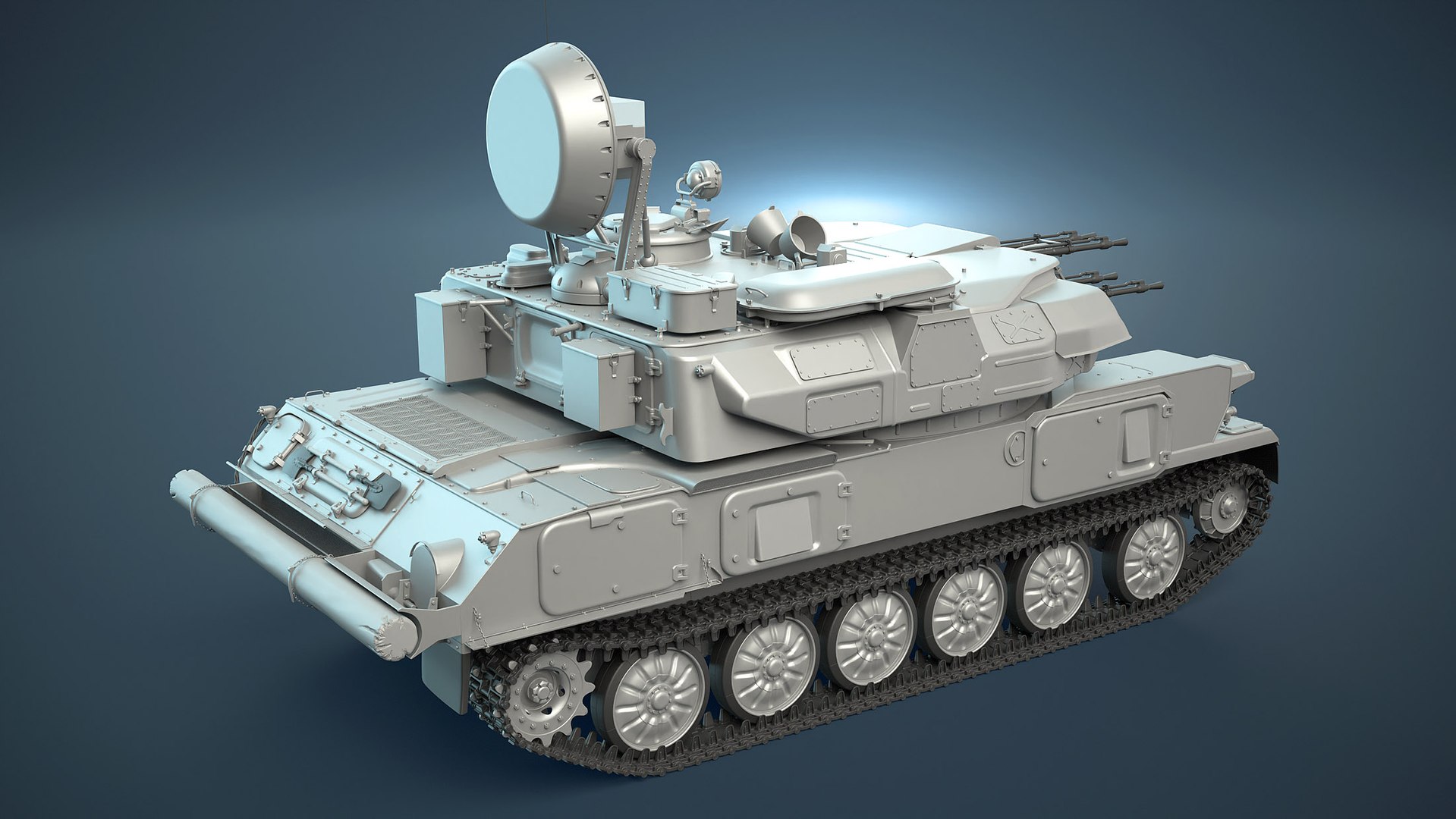 3D ZSU-23-4 Shilka High-Poly - TurboSquid 2150436