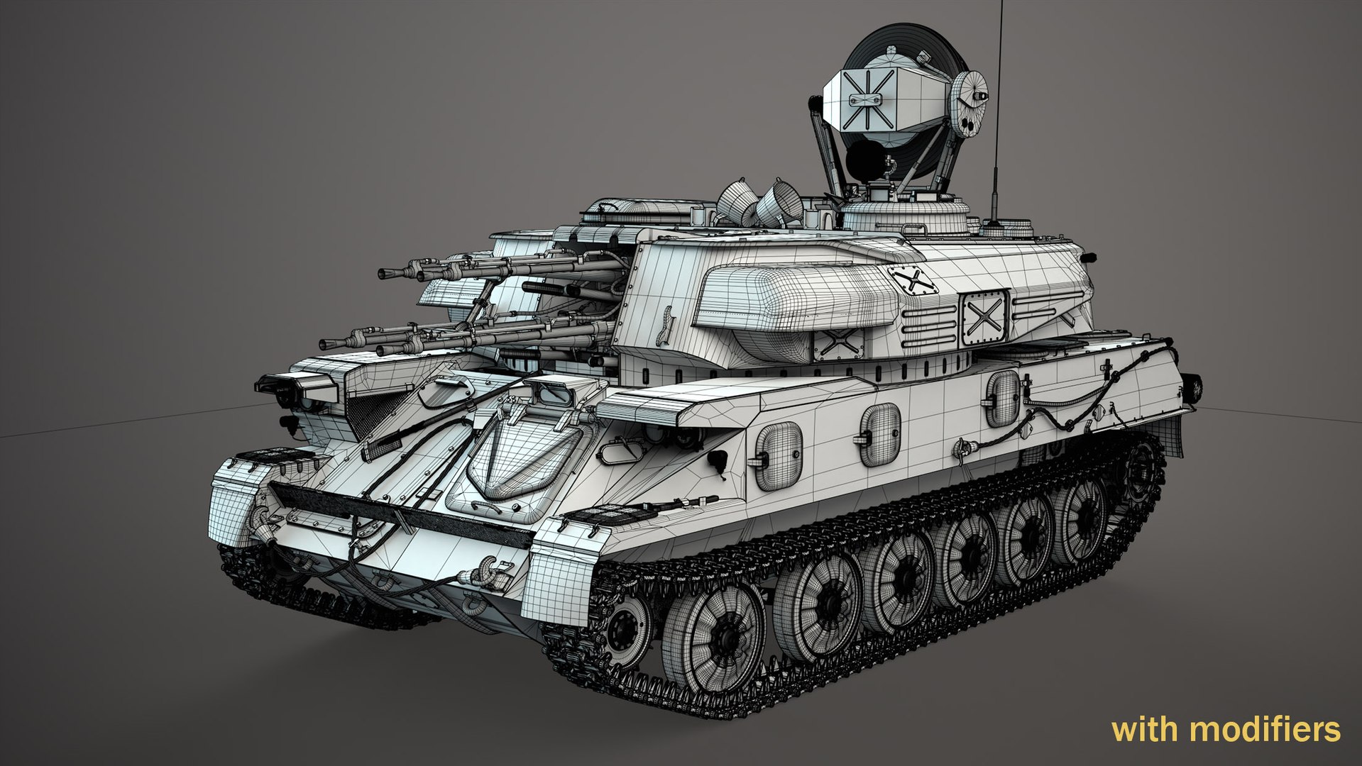 3D ZSU-23-4 Shilka High-Poly - TurboSquid 2150436