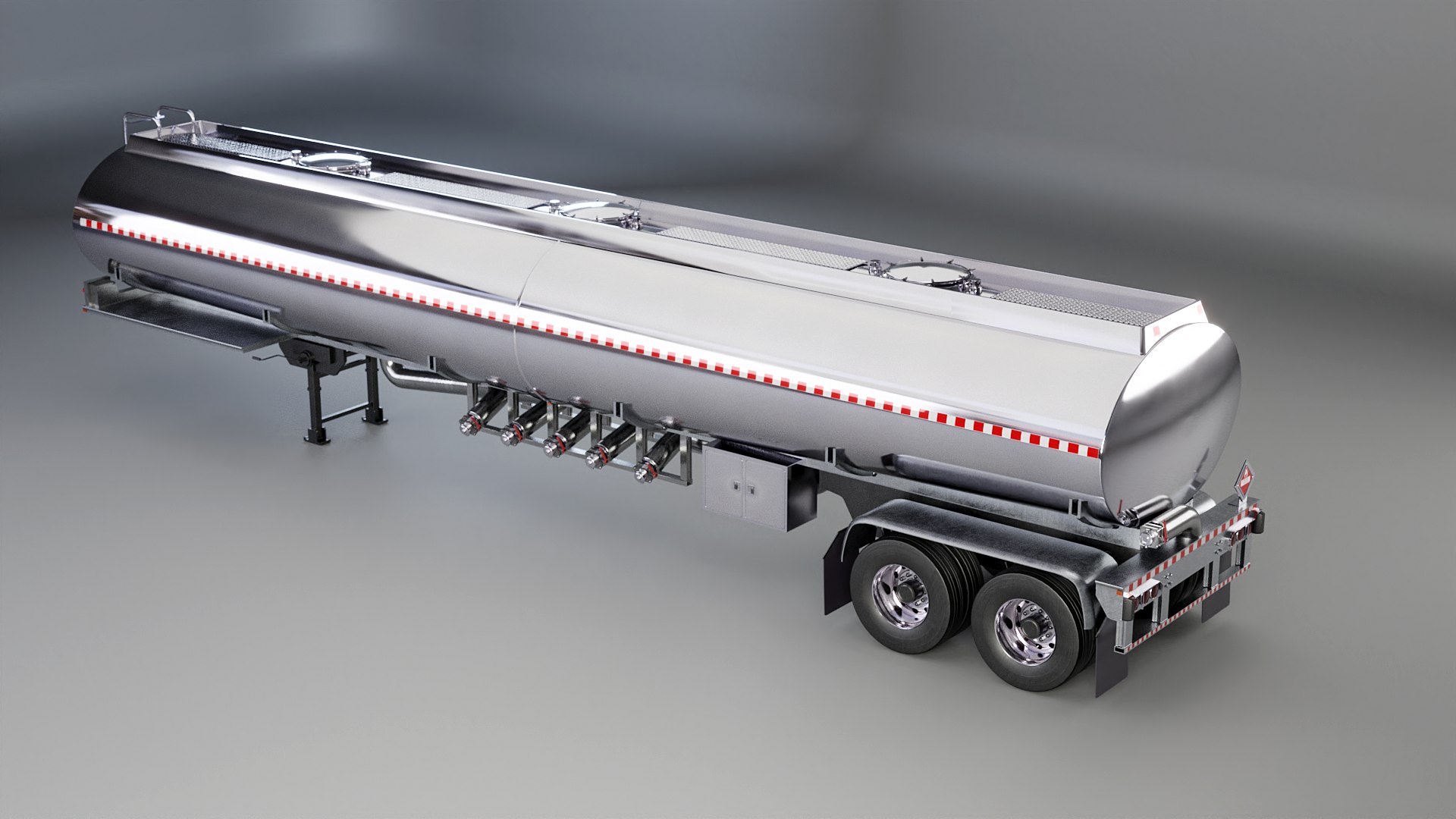 3D Tanker Semi-Truck Trailer - TurboSquid 2234051