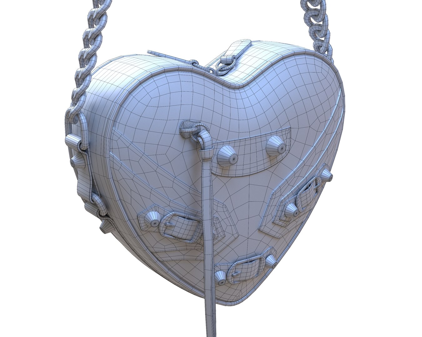 Balenciaga Le Cagole Heart Mini Bag 3D model - TurboSquid 2163726