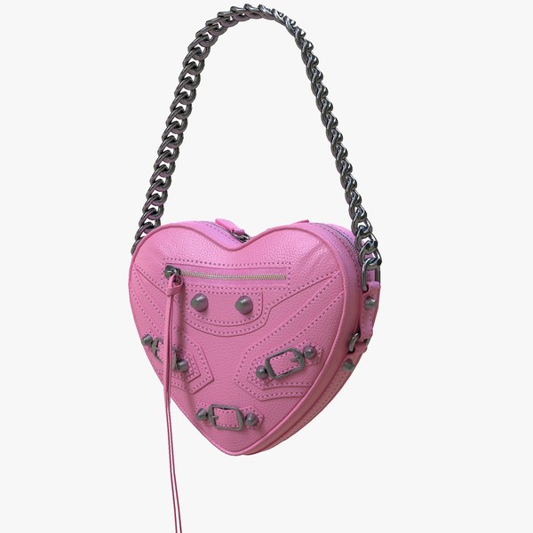 발렌시아가 르 카골 하트 미니 백 3D 모델 - TurboSquid 2163726
