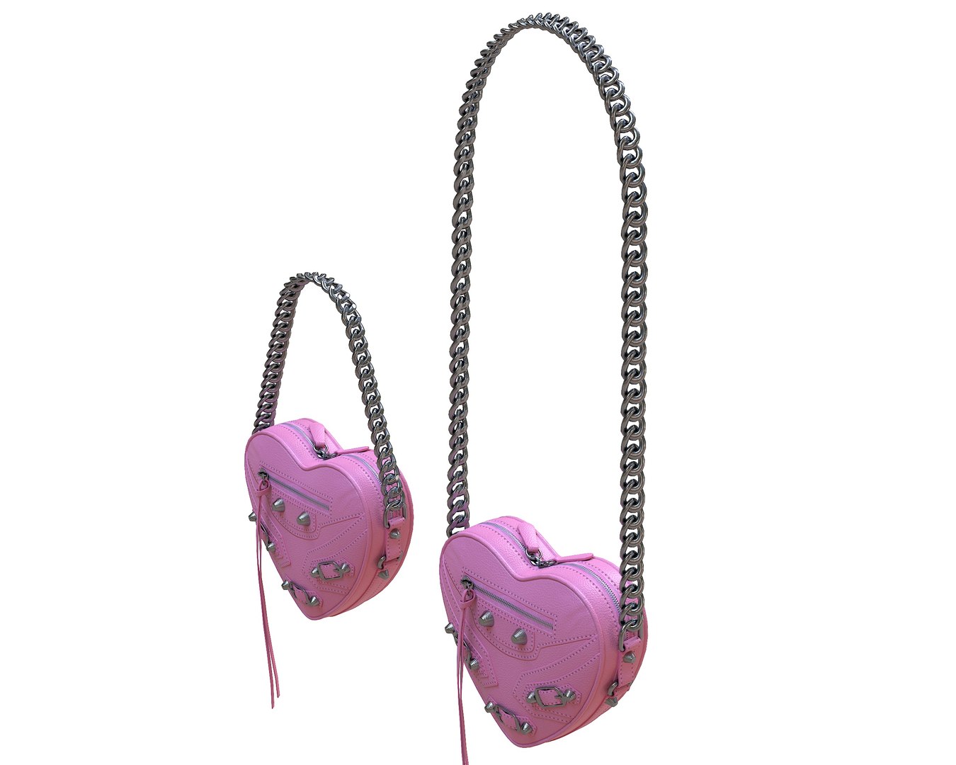 Balenciaga Le Cagole Heart Mini Bag 3D model - TurboSquid 2163726