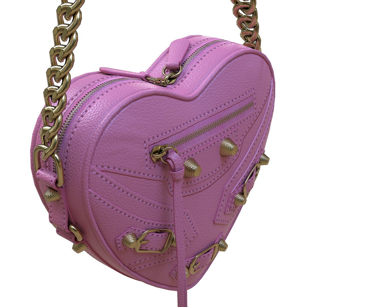 Balenciaga Le Cagole Heart Mini Bag 3D model - TurboSquid 2163726