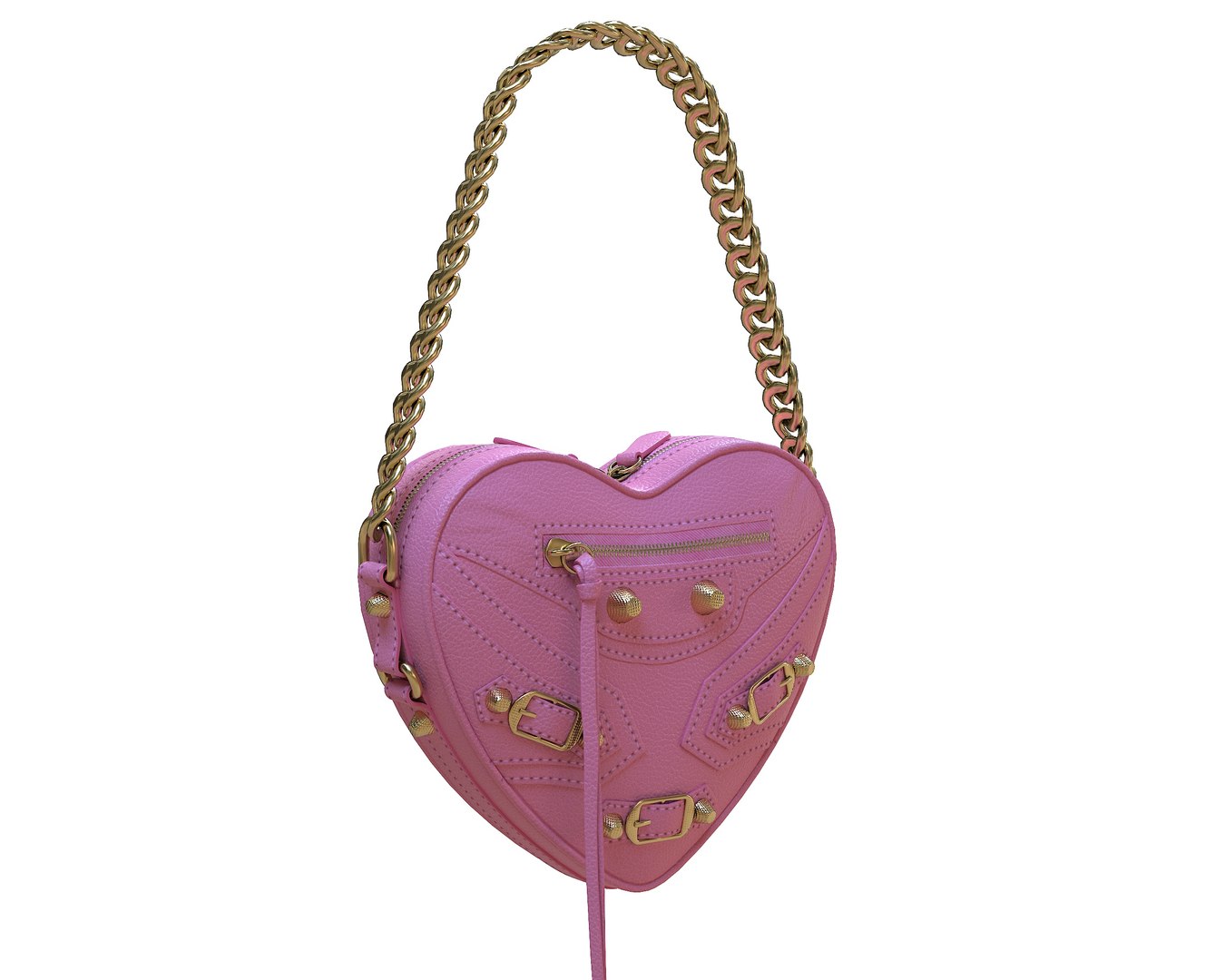 Balenciaga Le Cagole Heart Mini Bag 3D model - TurboSquid 2163726