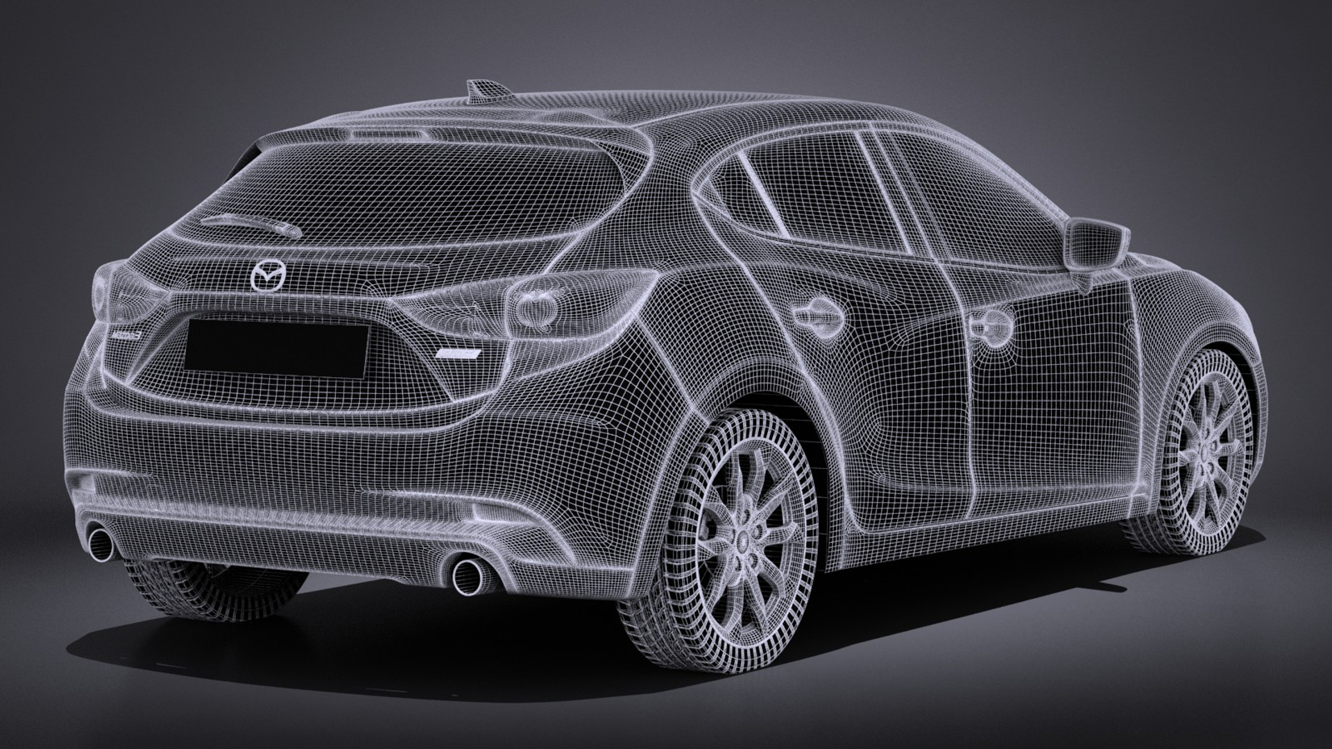 mazda 3 hatchback 3d 3ds