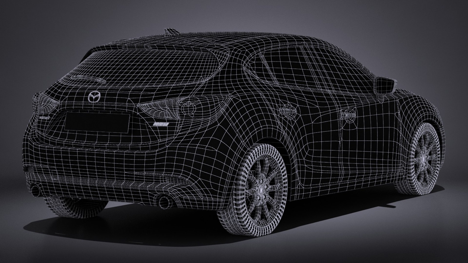 Mazda 3 Hatchback 3d 3ds