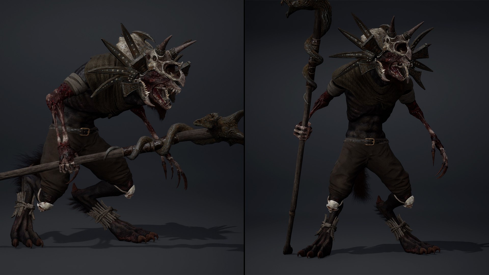 Shadow Mage Damaged 3D Model - TurboSquid 2320979