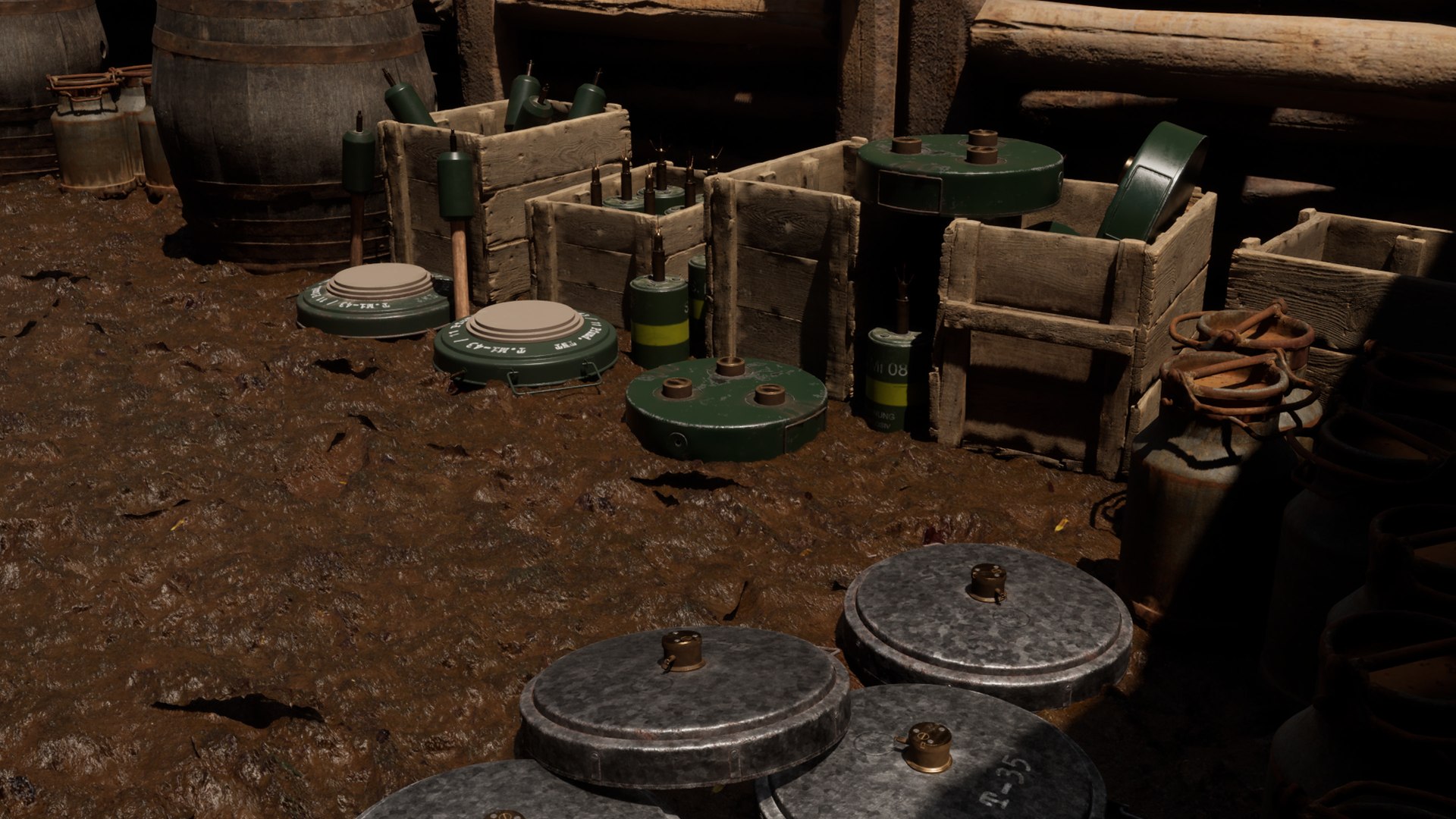 German WW2 Explosives Pack Model - TurboSquid 2352355