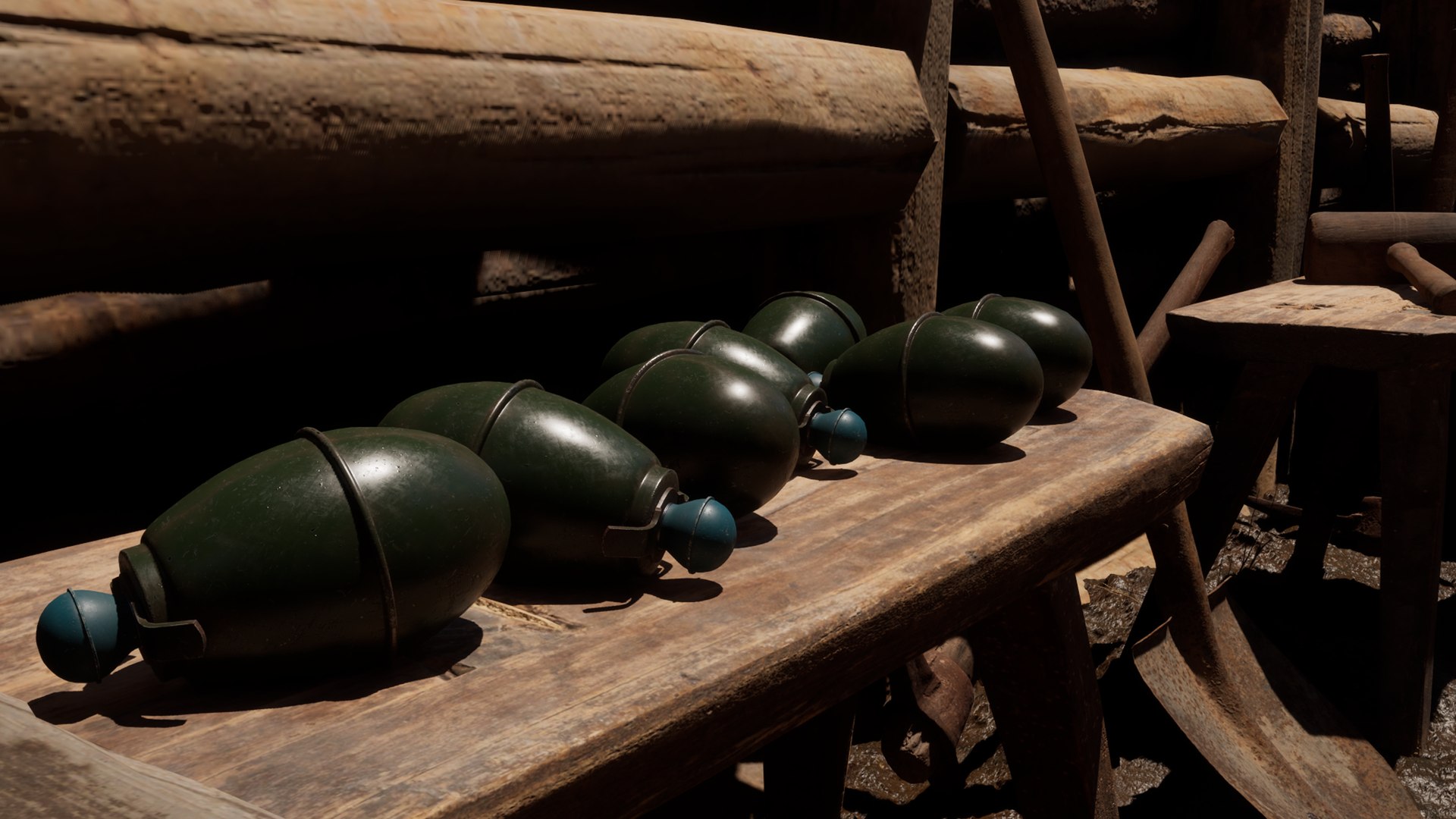 German WW2 Explosives Pack Model - TurboSquid 2352355