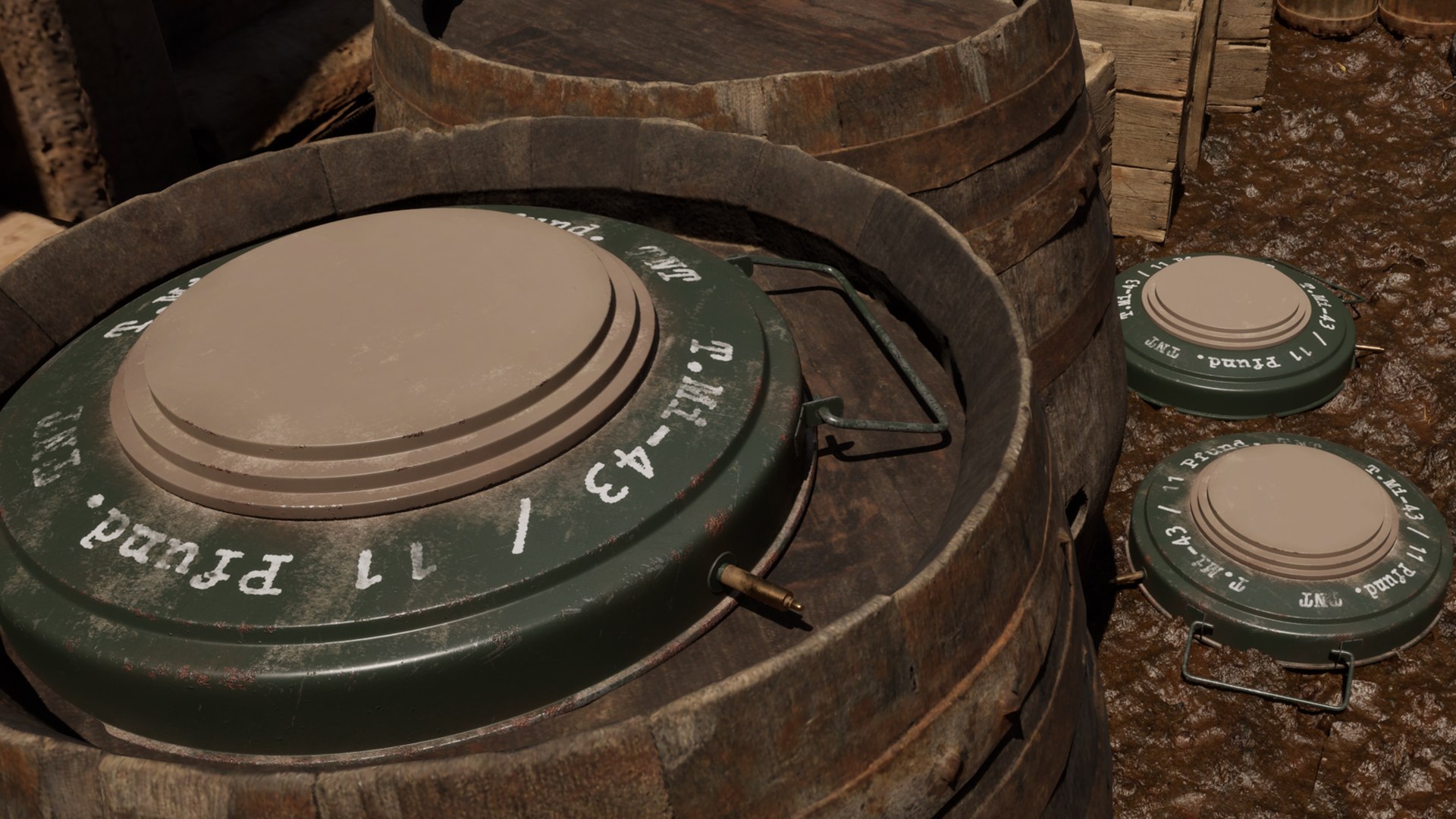 German WW2 Explosives Pack Model - TurboSquid 2352355