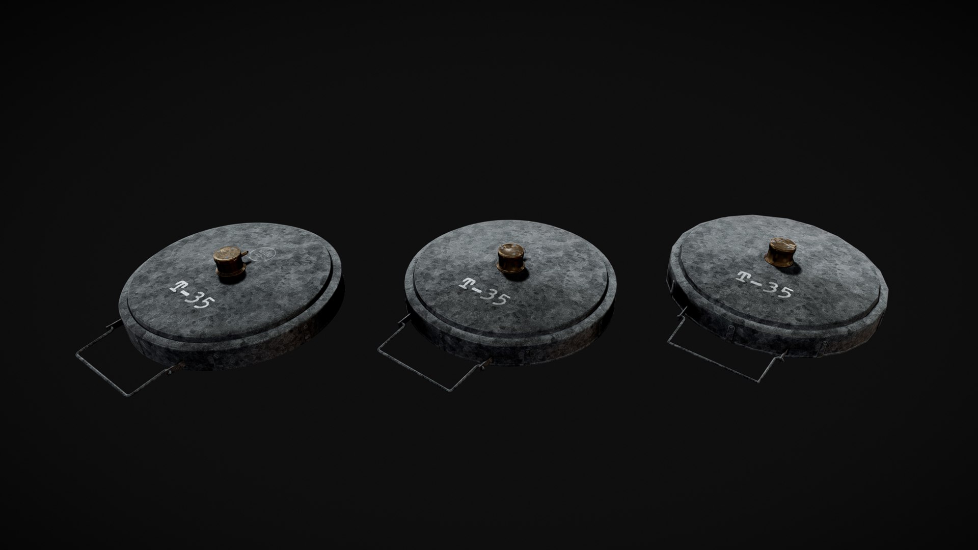 German WW2 Explosives Pack Model - TurboSquid 2352355