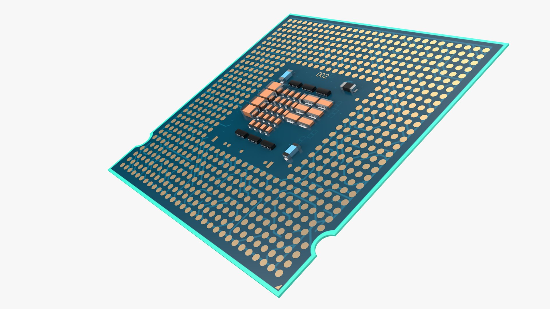 Semiconductor 3D Model - TurboSquid 1883278