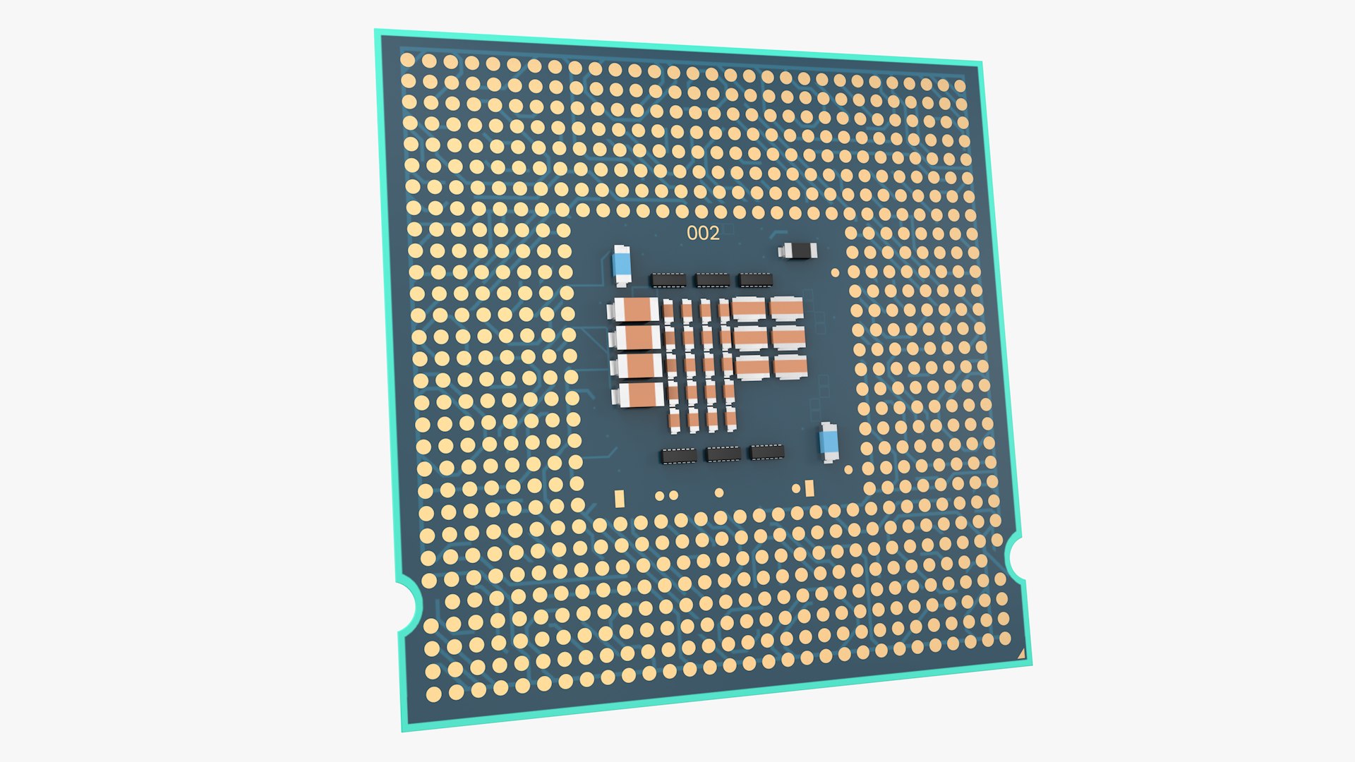 Semiconductor 3D Model - TurboSquid 1883278