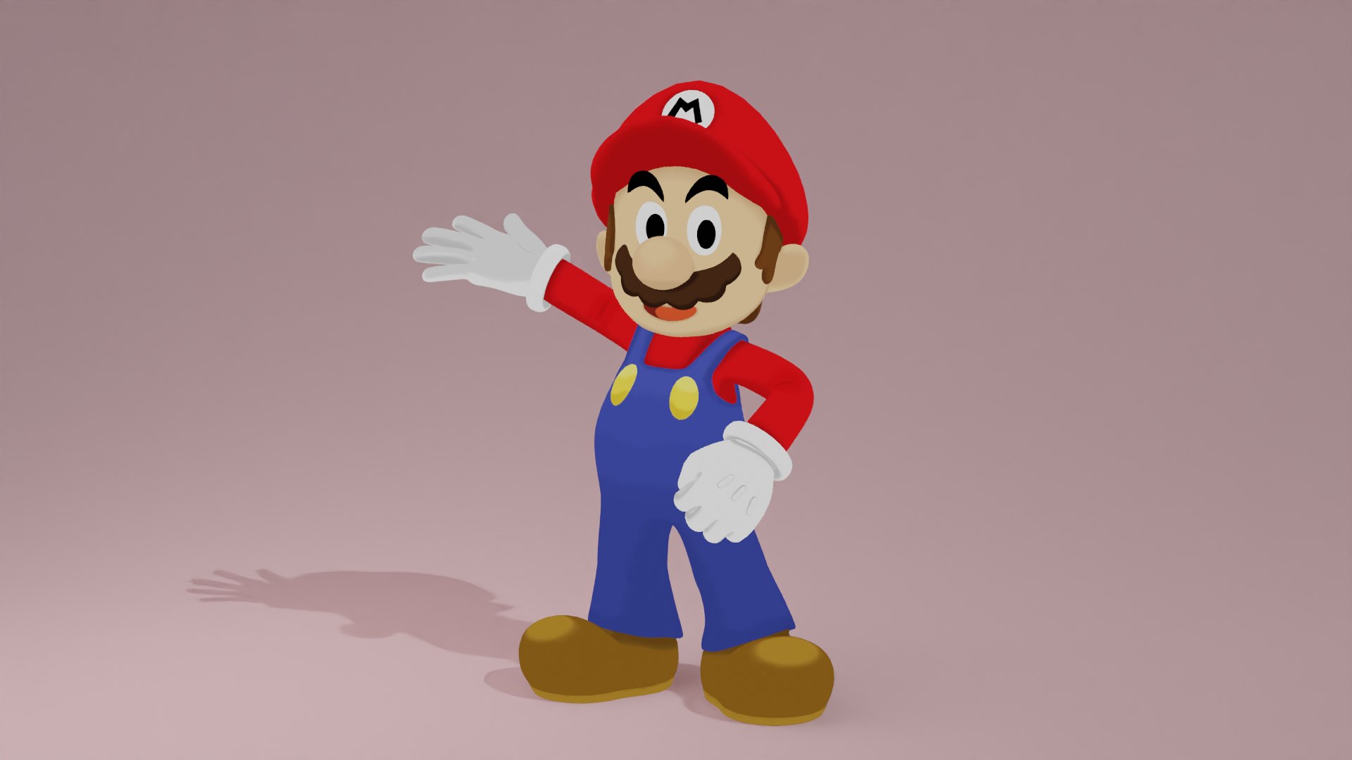 3D Mario - TurboSquid 2057246