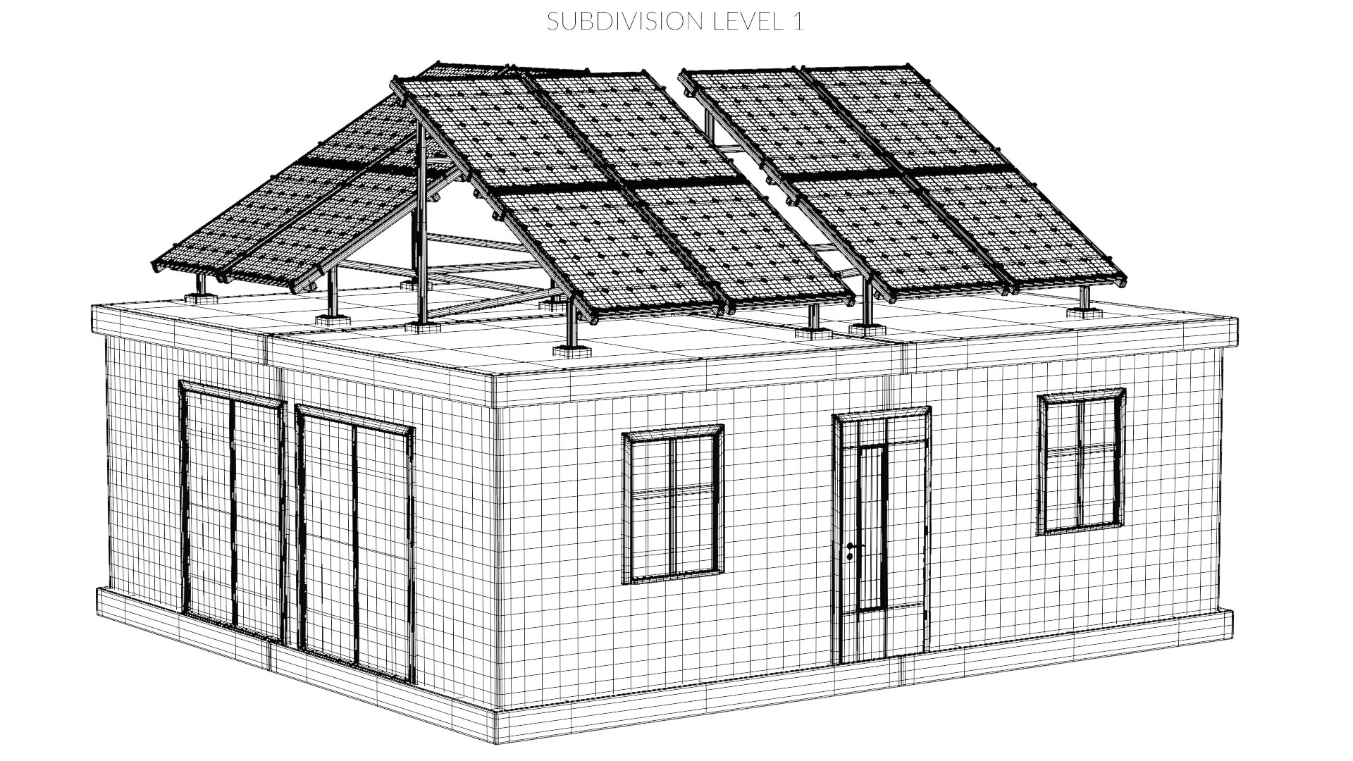 3D Solar House 4 - TurboSquid 1916852