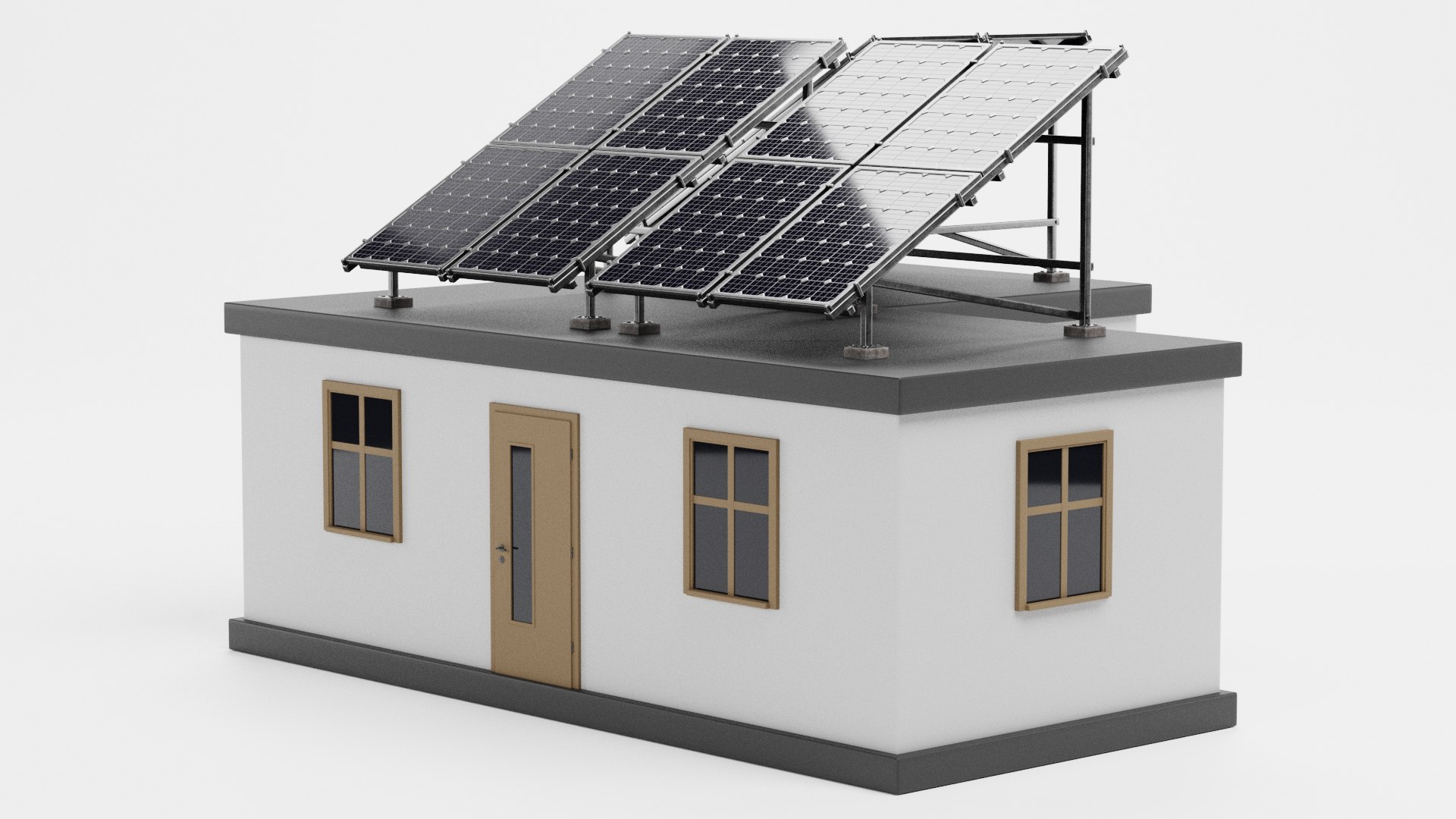 3D Solar House 4 - TurboSquid 1916852