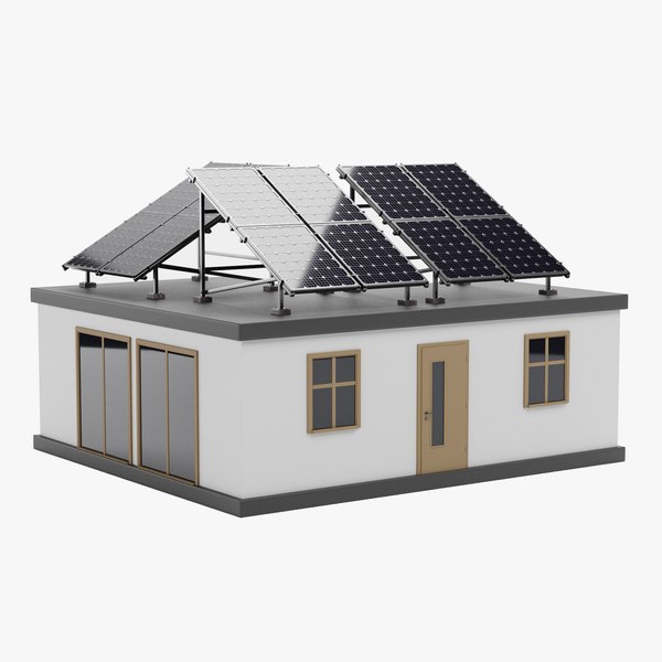 3D Solar House 4 - TurboSquid 1916852