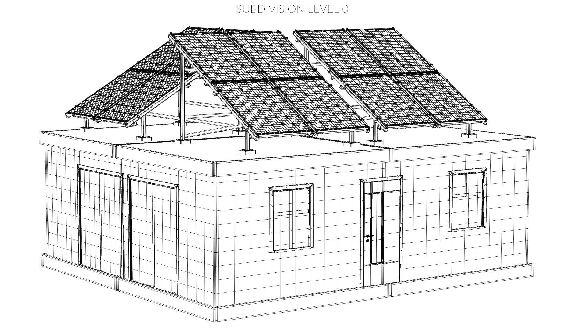 3D Solar House 4 - TurboSquid 1916852