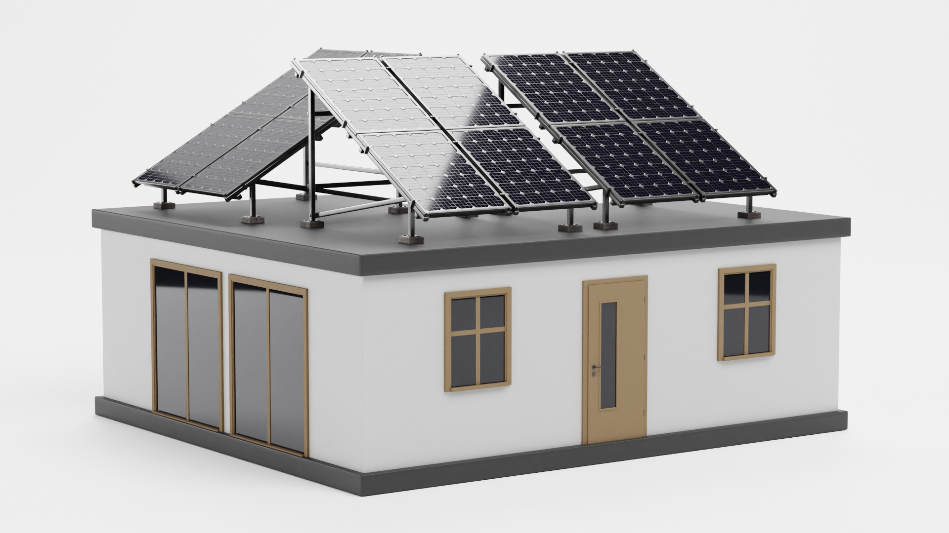 3D Solar House 4 - TurboSquid 1916852