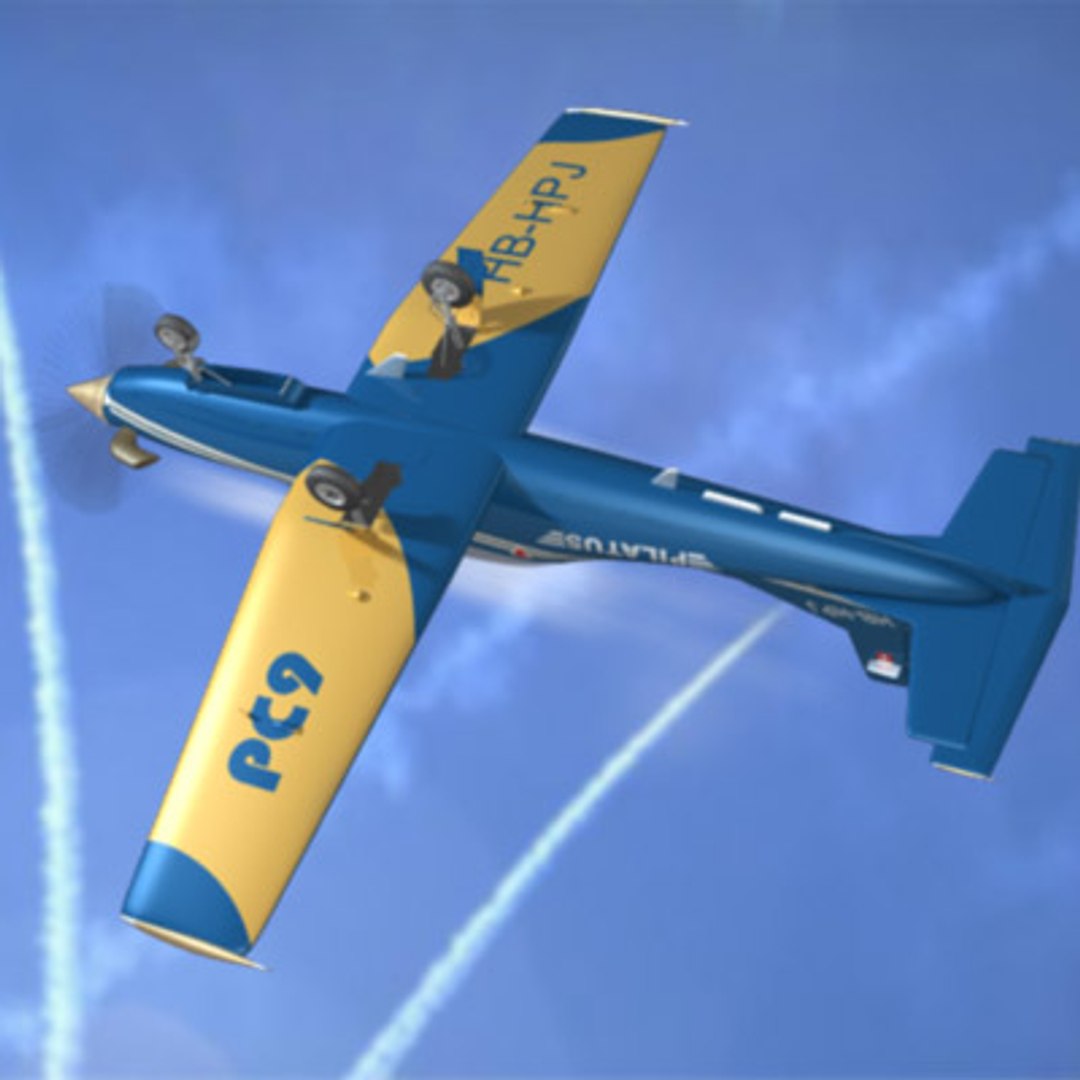 Lightwave Pilatus Pc-9 Plane