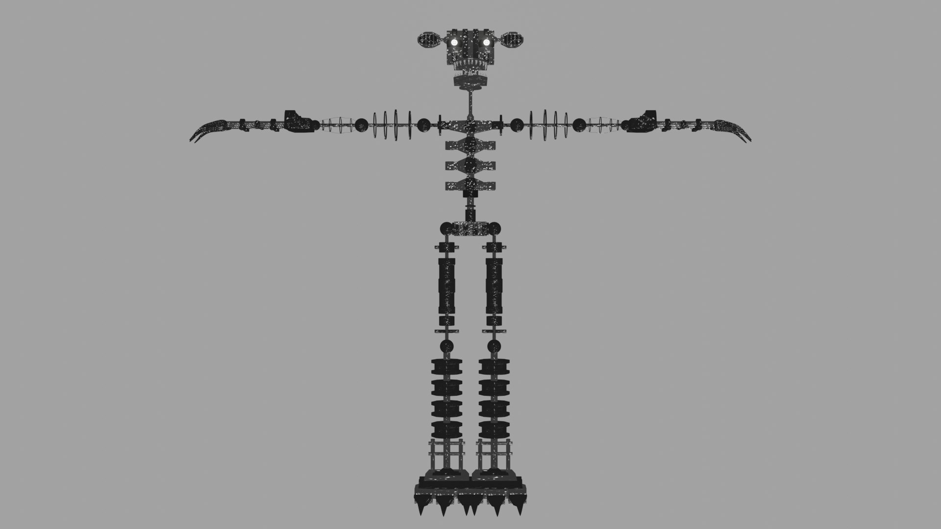 3D FNAF Parody Endoskeleton - TurboSquid 2073681