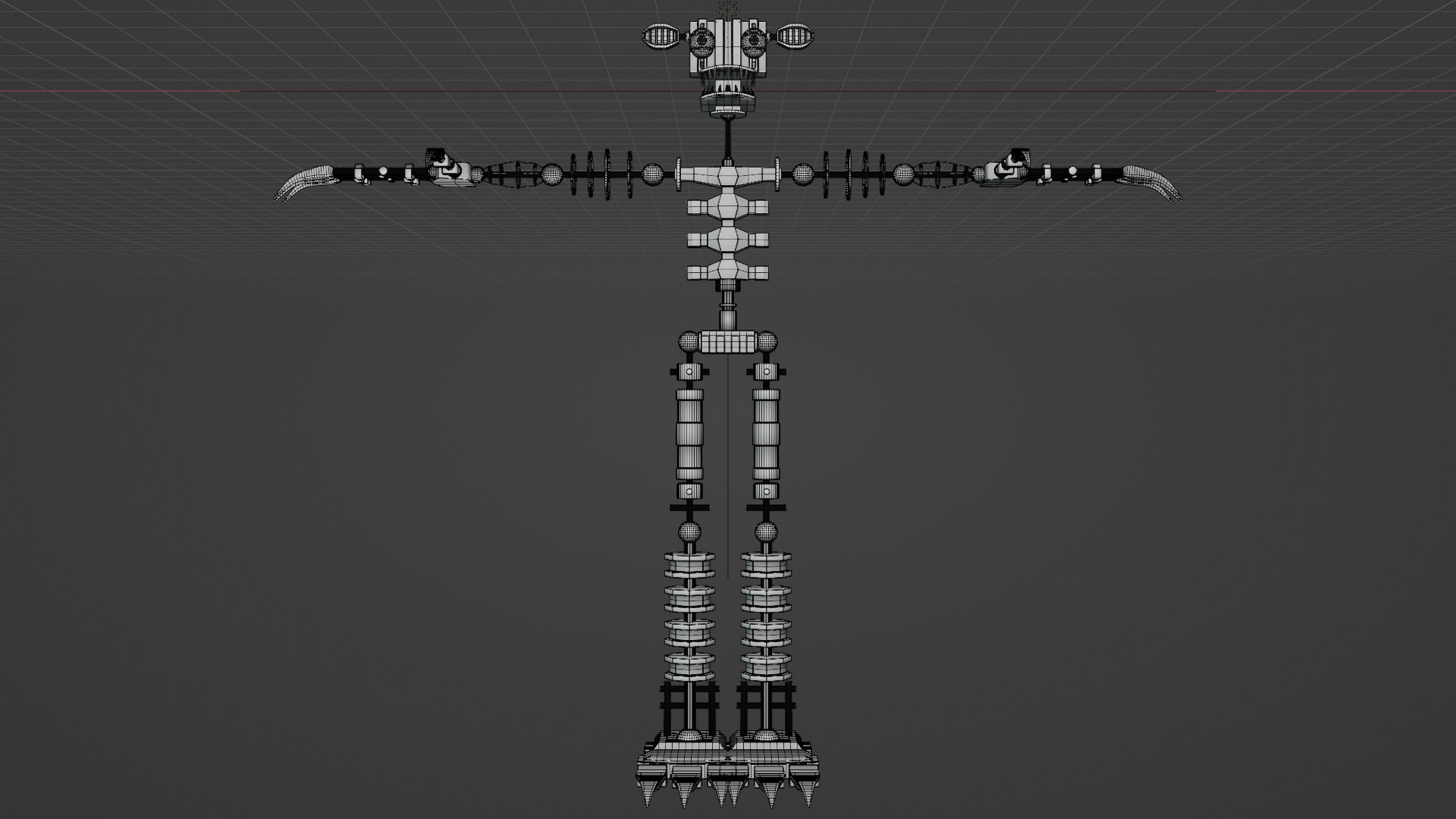 3D FNAF Parody Endoskeleton - TurboSquid 2073681