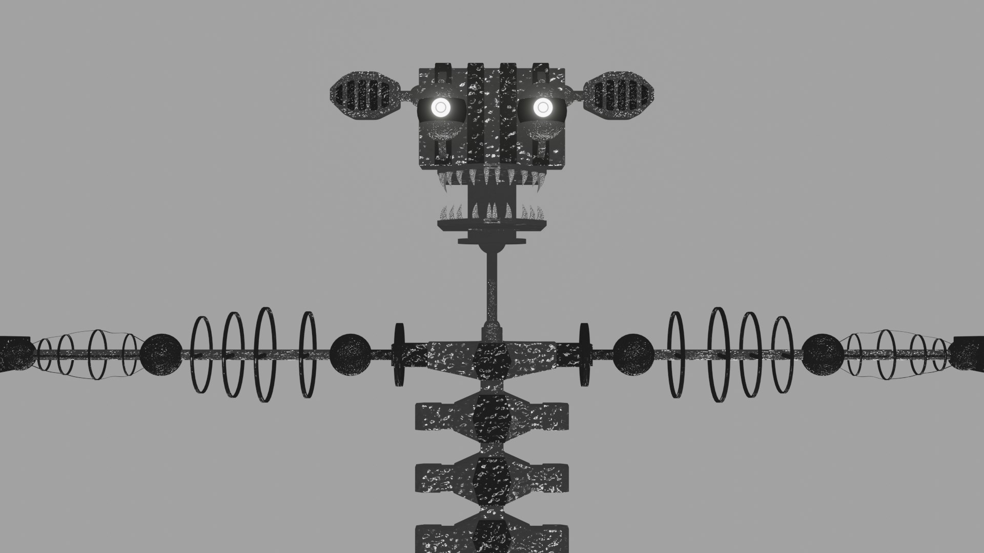 3D FNAF Parody Endoskeleton - TurboSquid 2073681